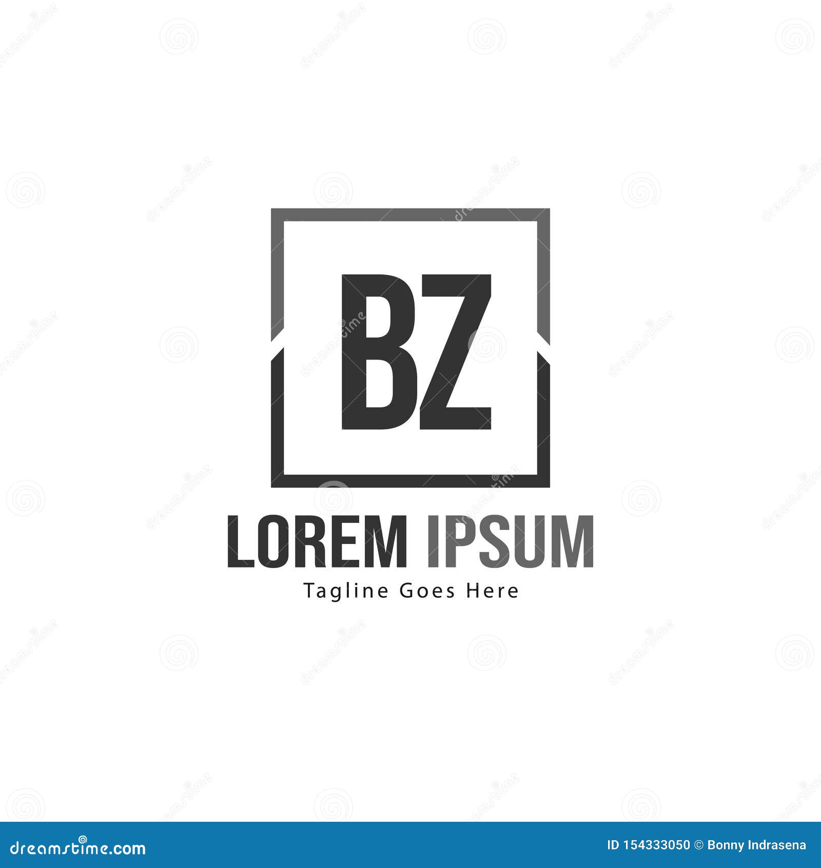 BZ Letter Logo Design. Creative Modern BZ Letters Icon Illustration ...
