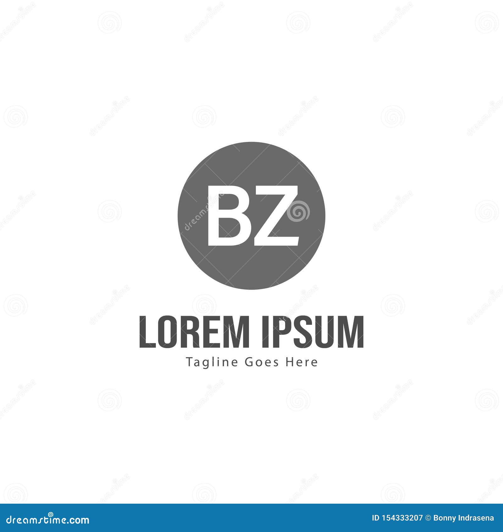 BZ Letter Logo Design. Creative Modern BZ Letters Icon Illustration ...
