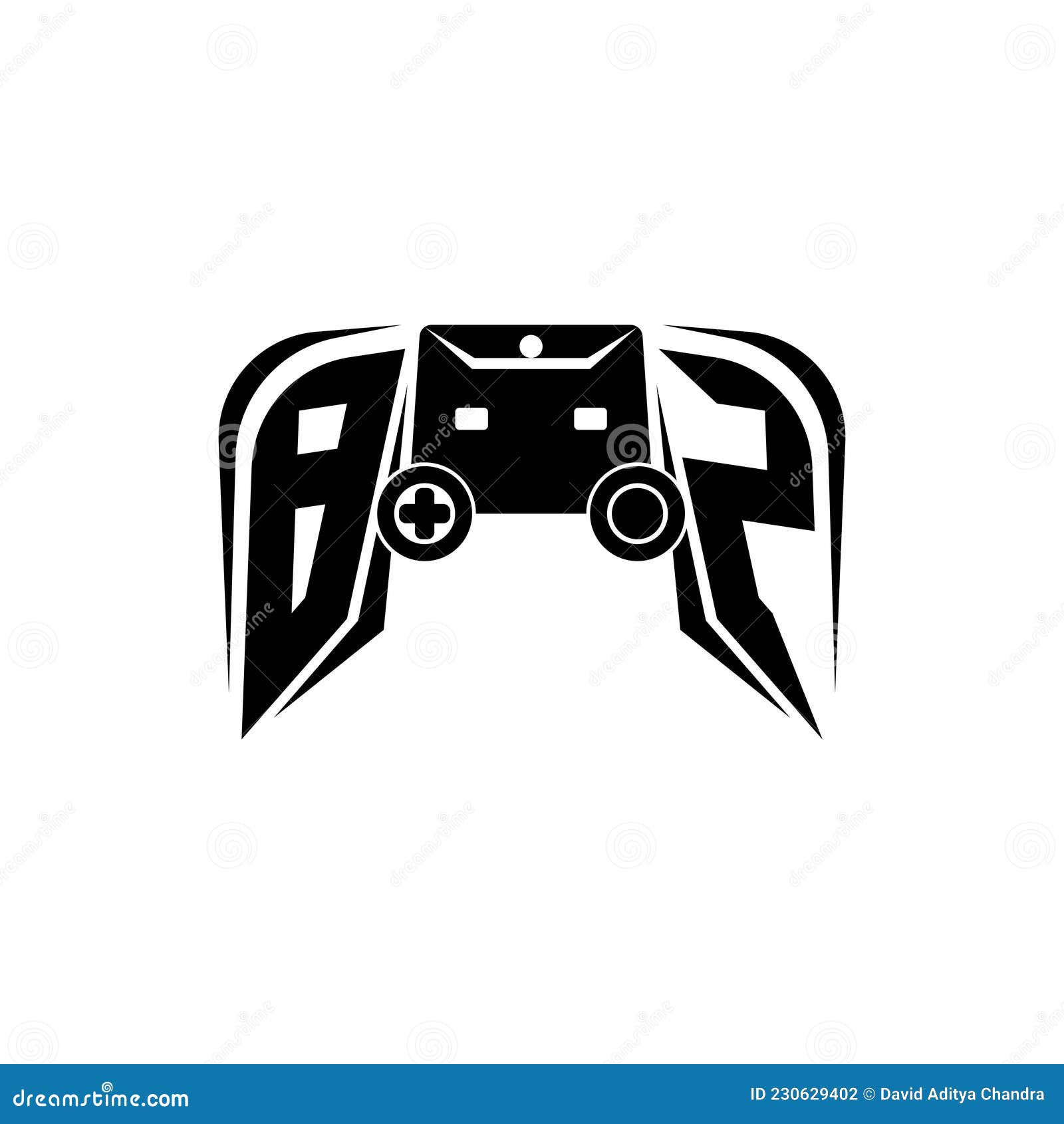 BZ Monogram ESports Console Stock Vector - Illustration of gaming ...
