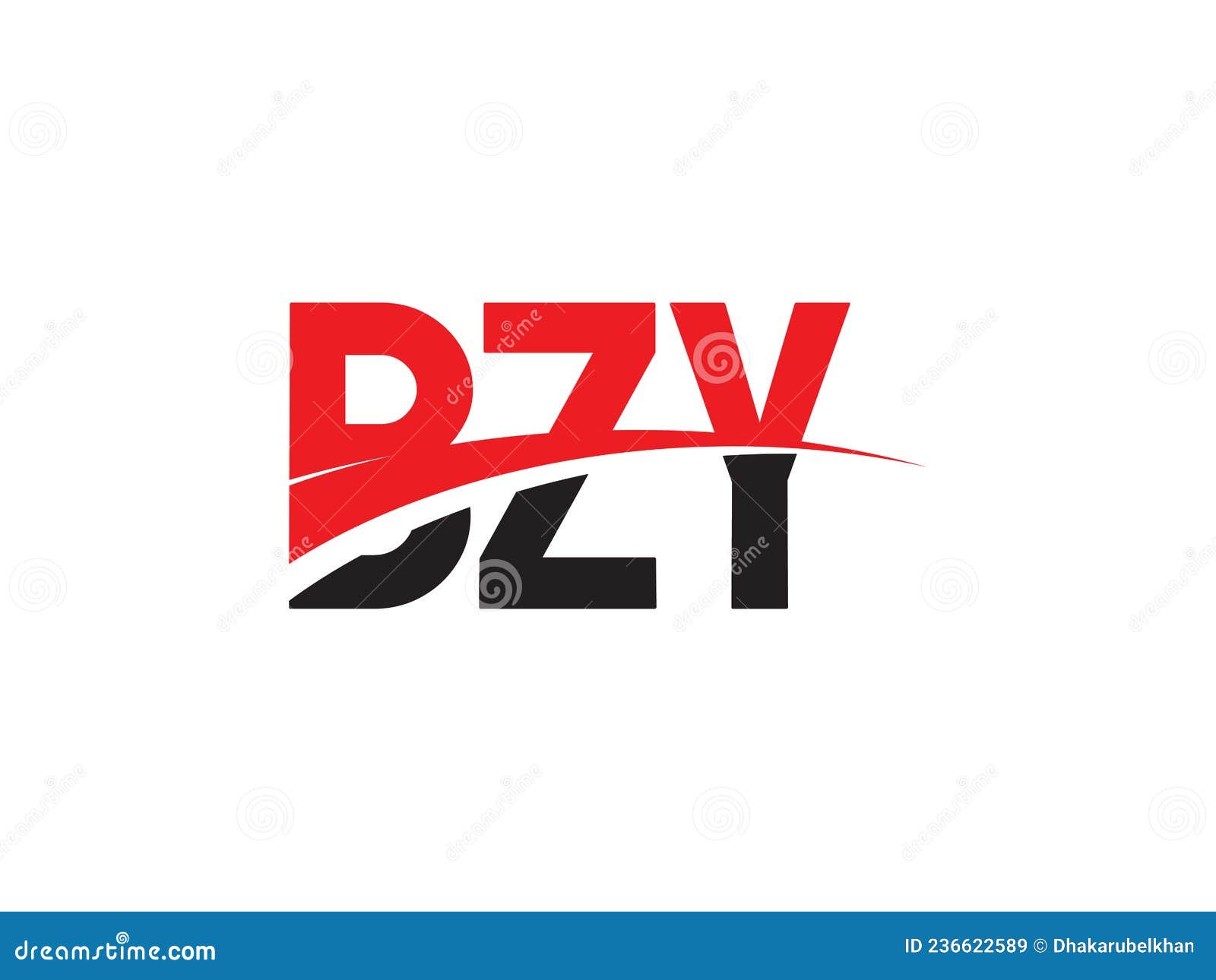 BZY Letter Initial Logo Design Vector Illustration Stock Vector ...