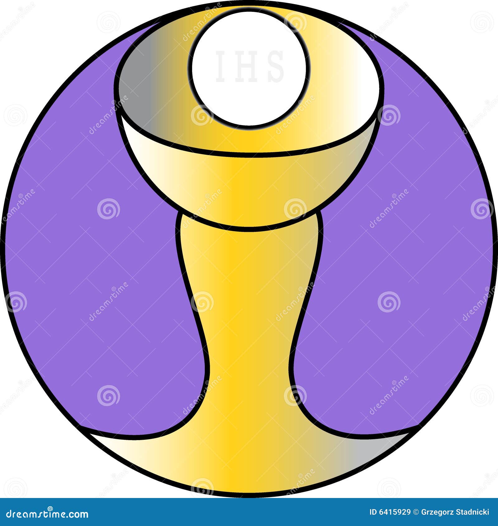 Cáliz ilustración del vector. Ilustración de sacramento - 6415929