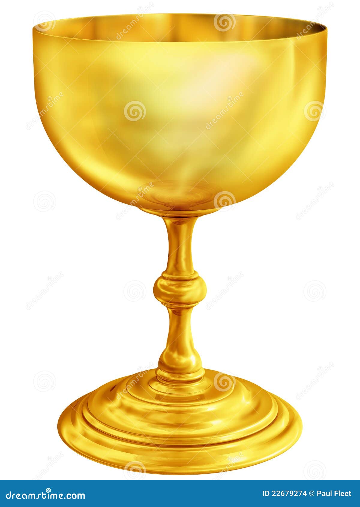 Cáliz de oro stock de ilustración. Ilustración de medieval - 22679274