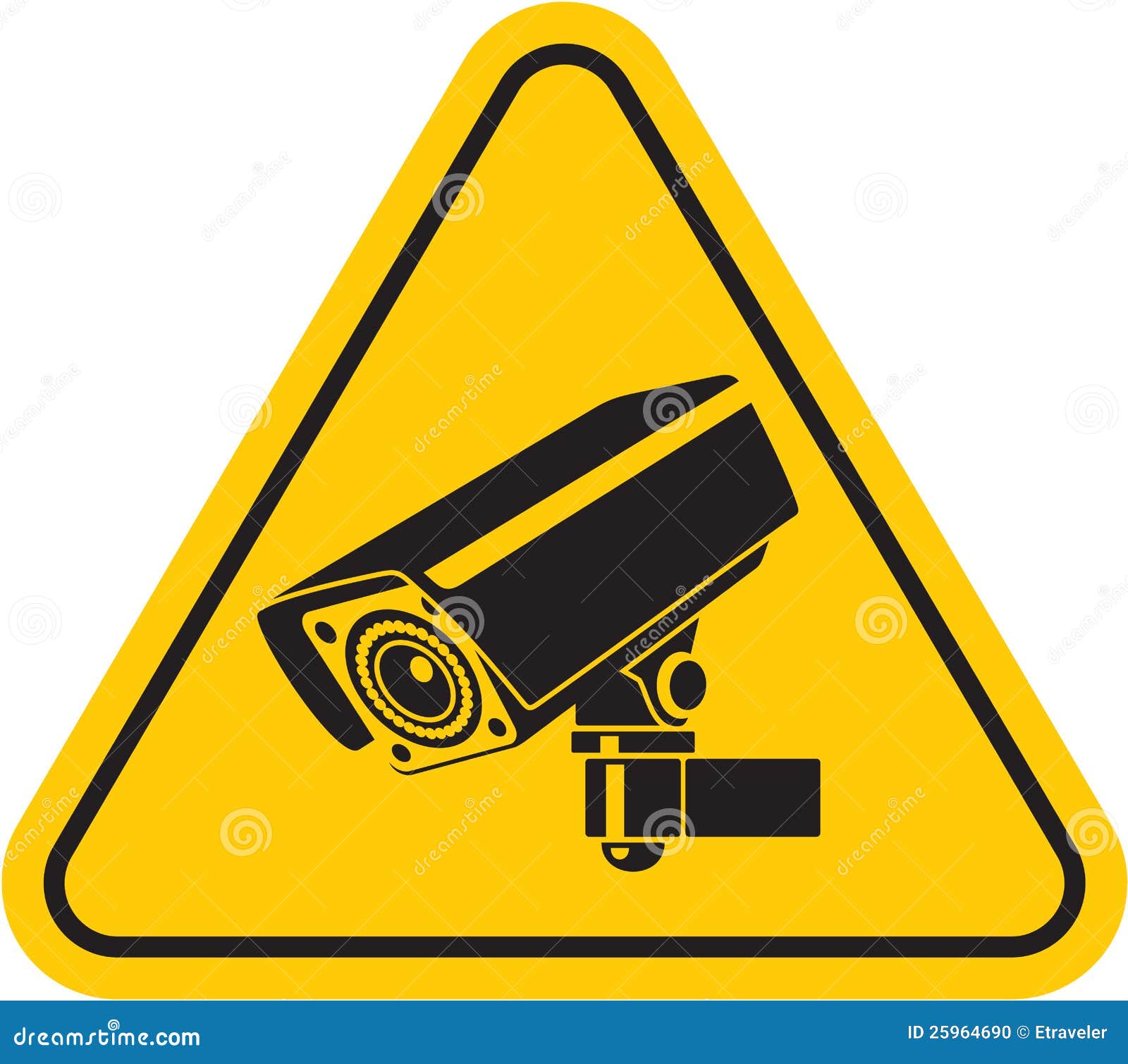 Cámaras de vigilancia ilustración del vector. Ilustración de negro ...