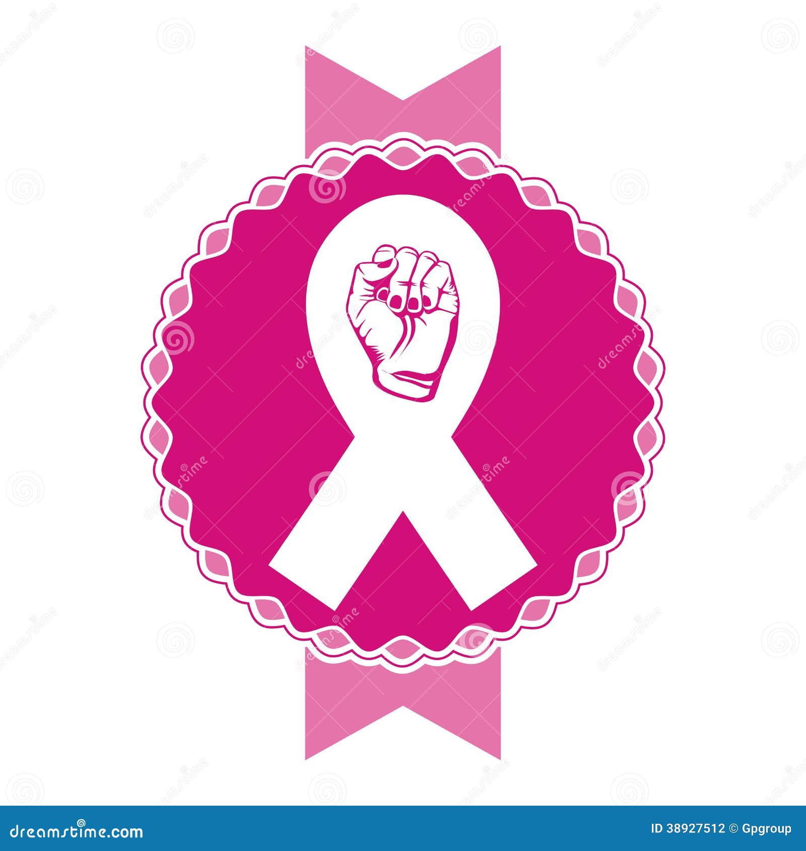 Cáncer de pecho ilustración del vector. Ilustración de conceptual ...