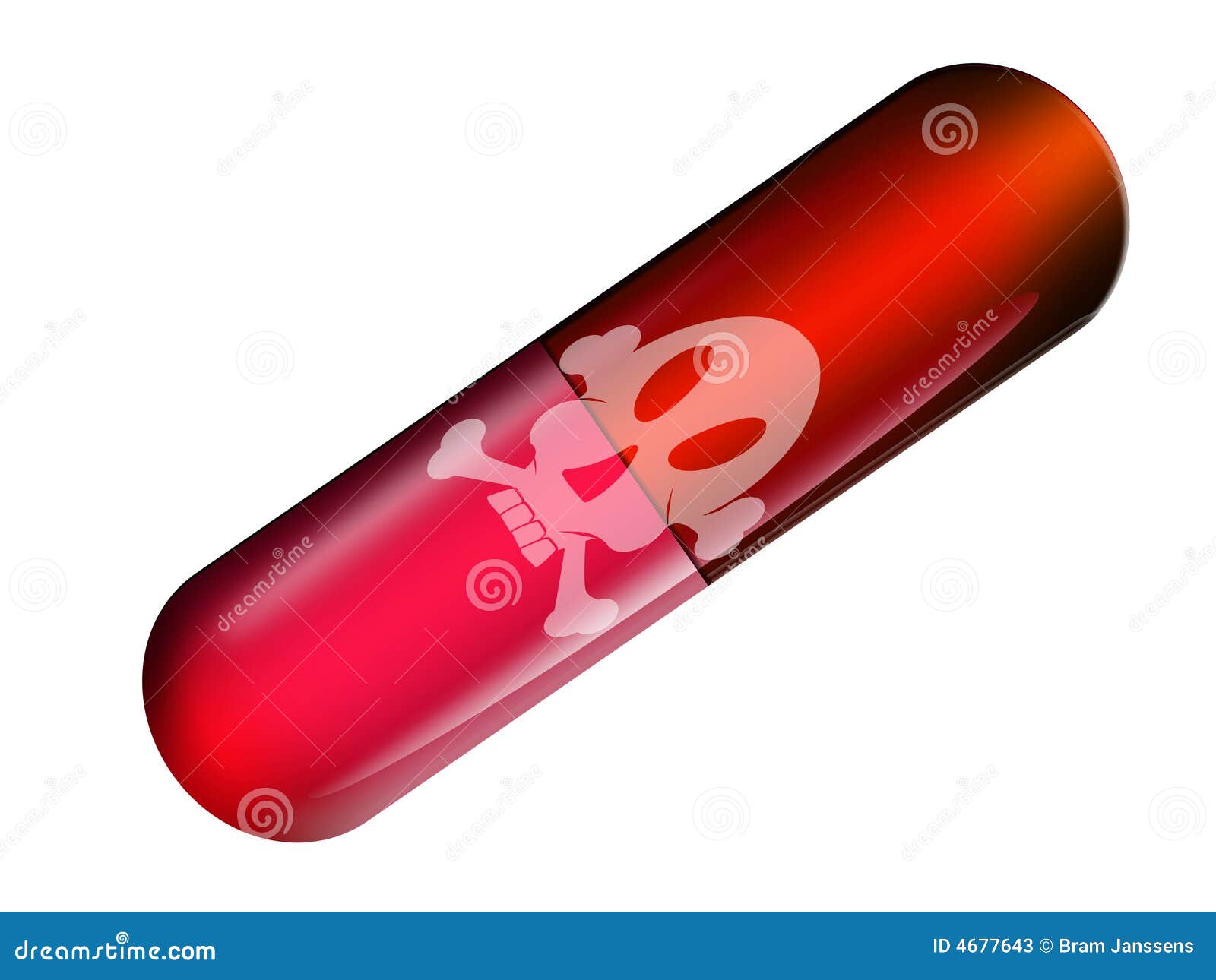 Cápsula de Cyanide stock de ilustración. Ilustración de médico - 4677643