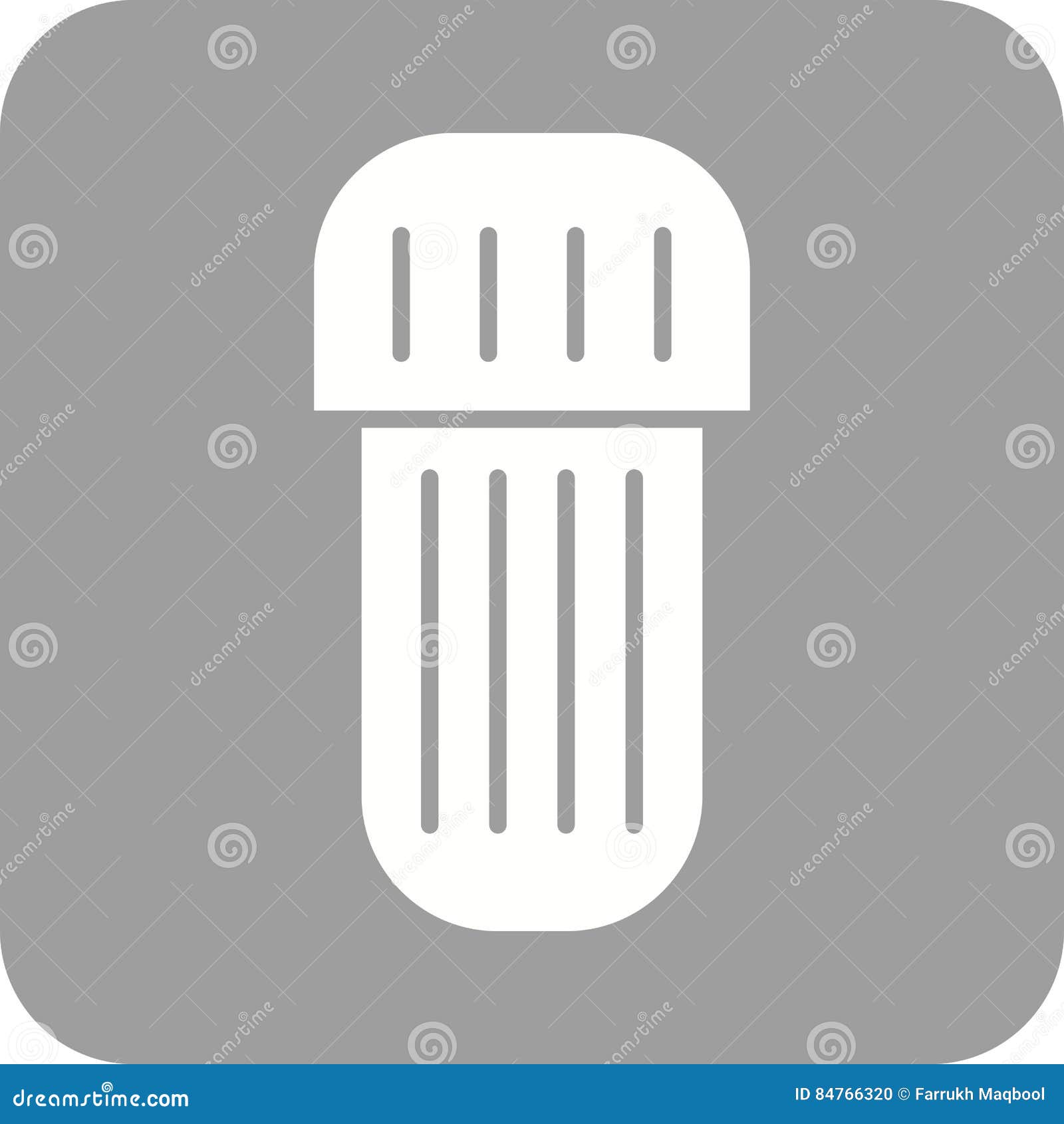 Cápsula de la amalgama ilustración del vector. Ilustración de base ...