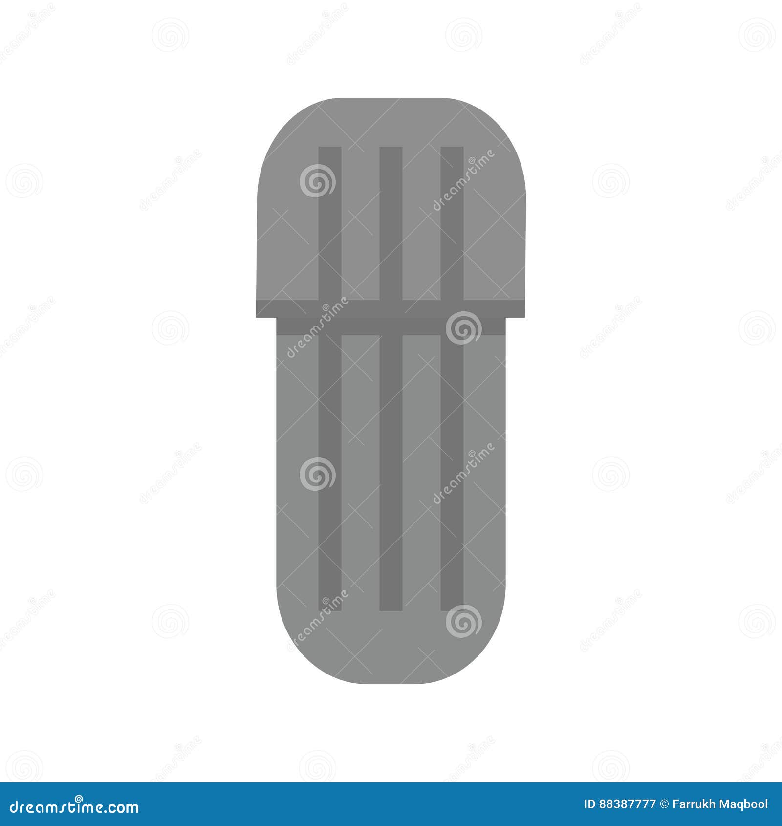 Cápsula de la amalgama ilustración del vector. Ilustración de dentista ...