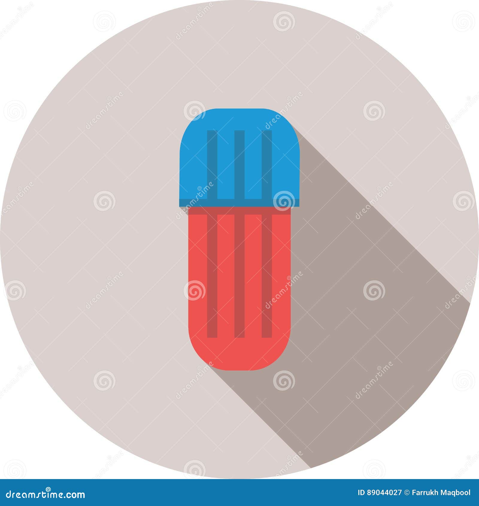 Cápsula de la amalgama ilustración del vector. Ilustración de ...