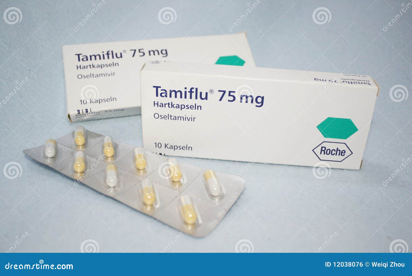 Cápsula de Tamiflu foto editorial. Imagen de brote, paquete - 12038076