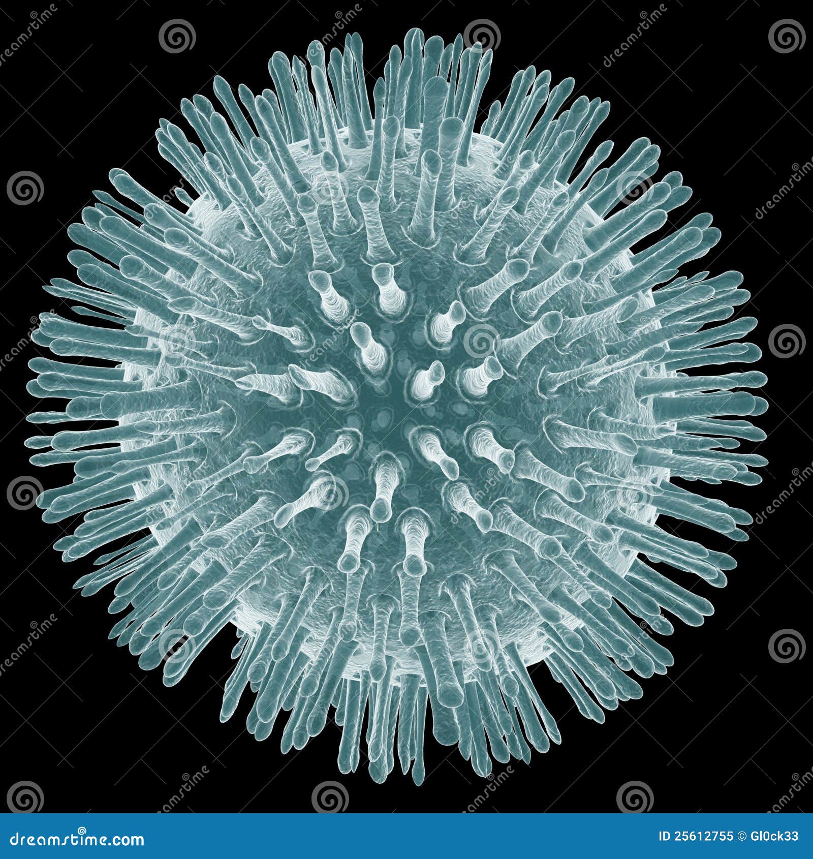 Célula del virus stock de ilustración. Ilustración de virus - 25612755