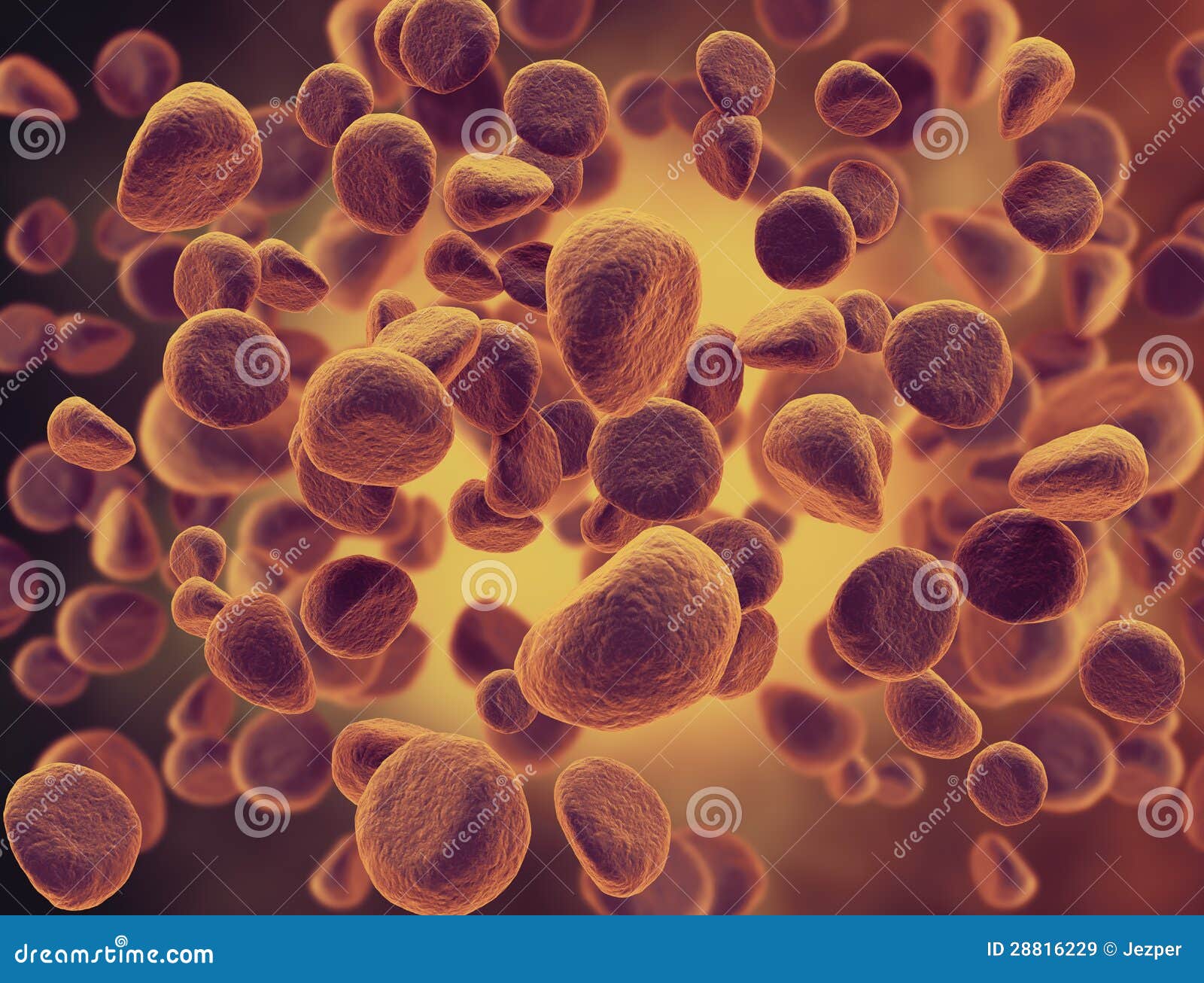 Células cancerosas stock de ilustración. Ilustración de anormal - 28816229