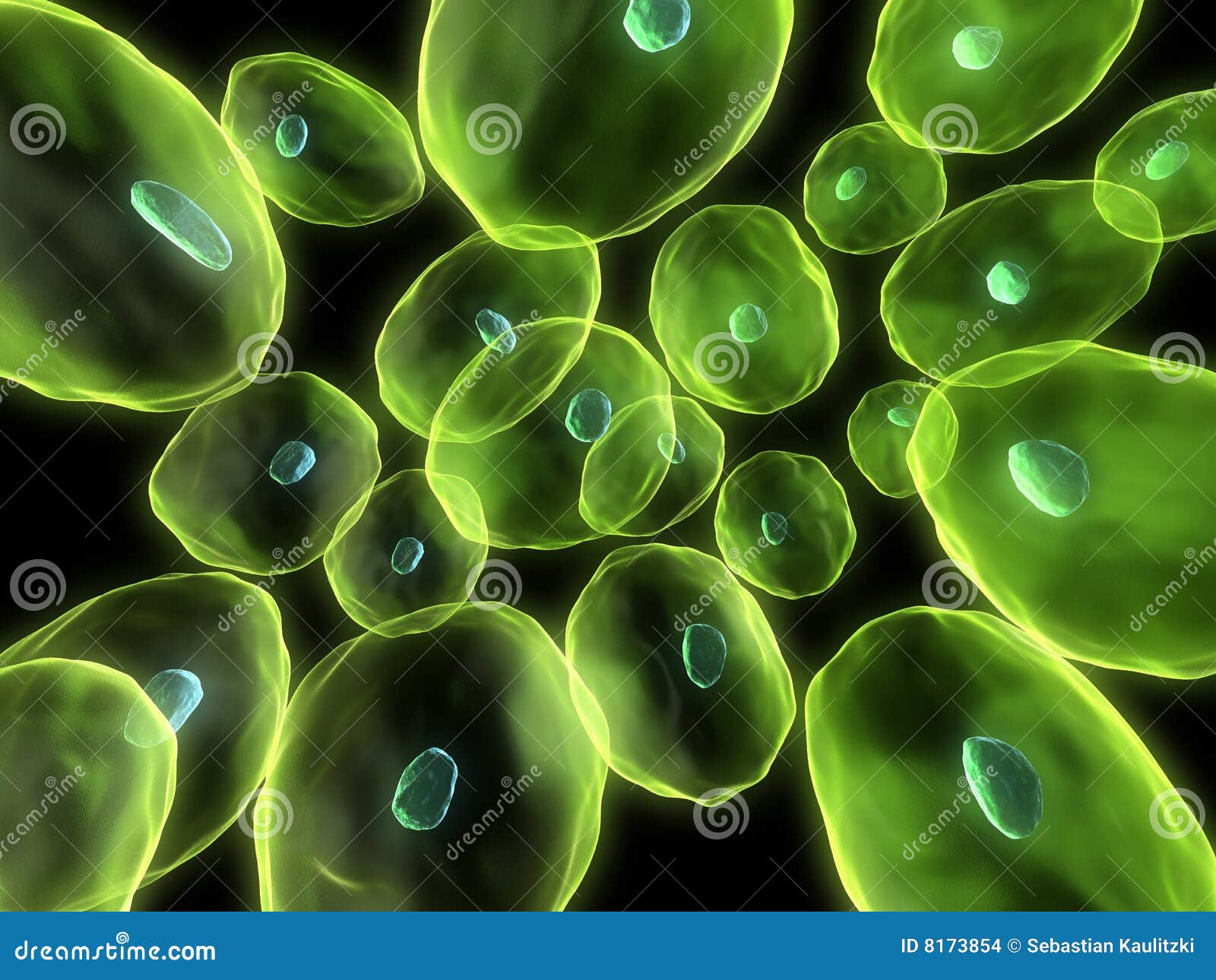 Células humanas stock de ilustración. Ilustración de extracto - 8173854