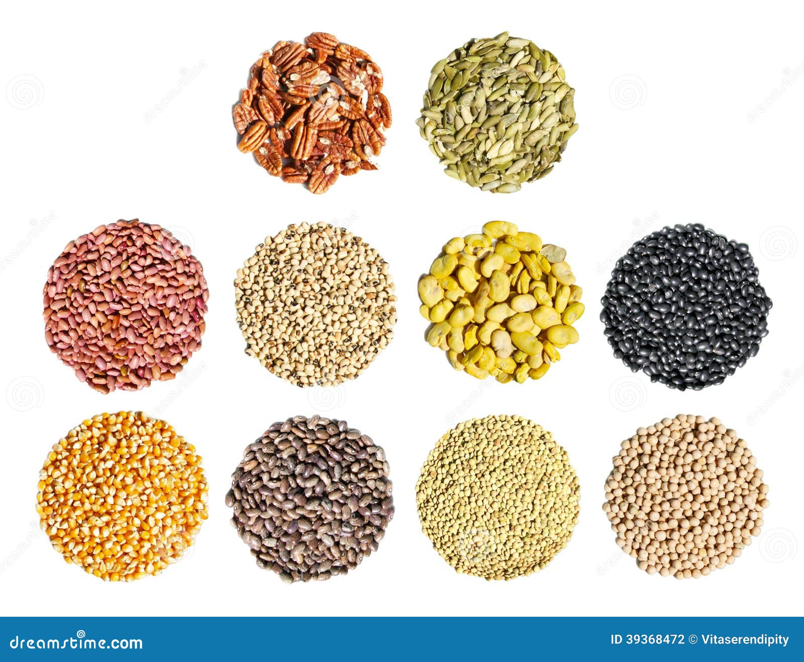 Céréale, grain et graines photo stock. Image du noix - 39368472