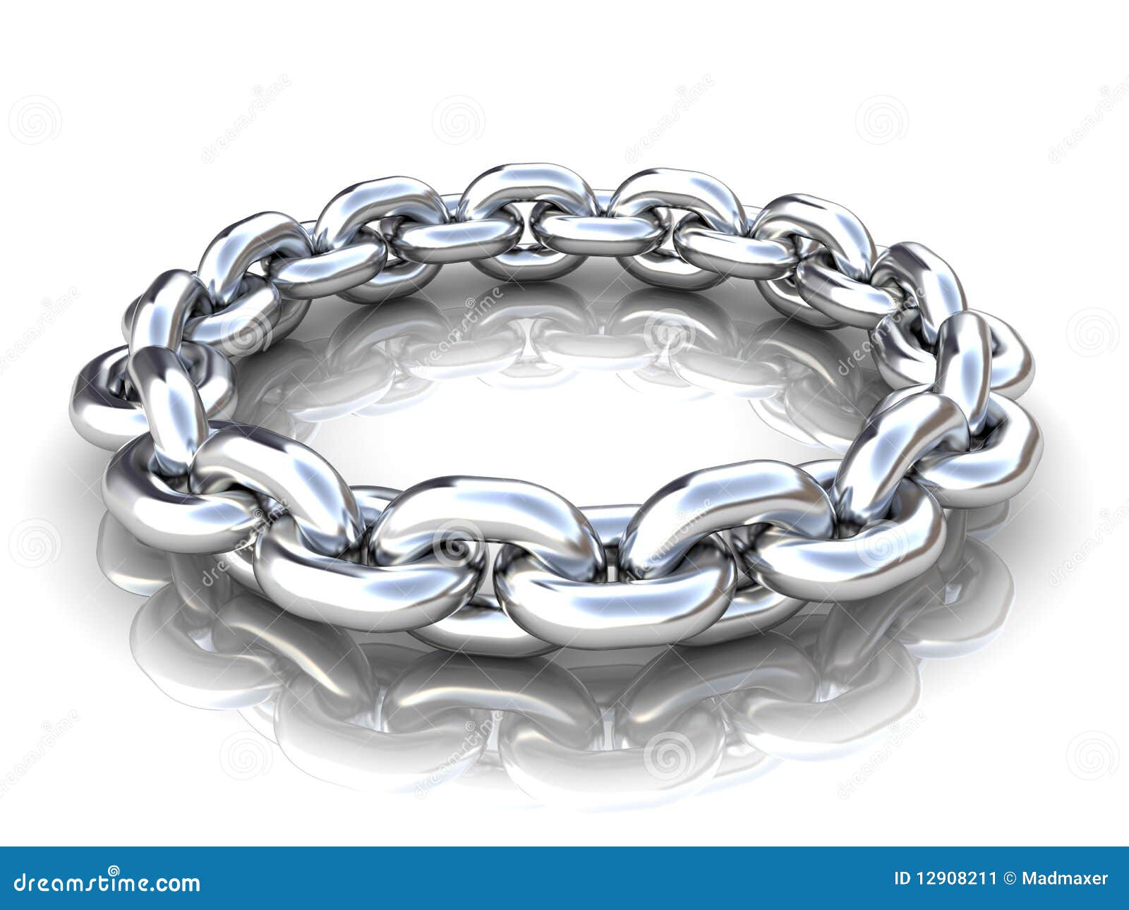Círculo de cadena stock de ilustración. Ilustración de alambre - 12908211