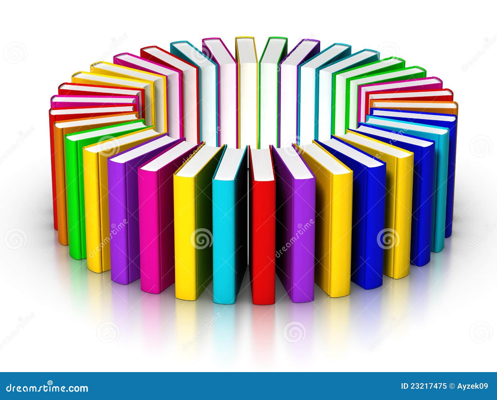 Círculo de los libros stock de ilustración. Ilustración de aprendizaje ...