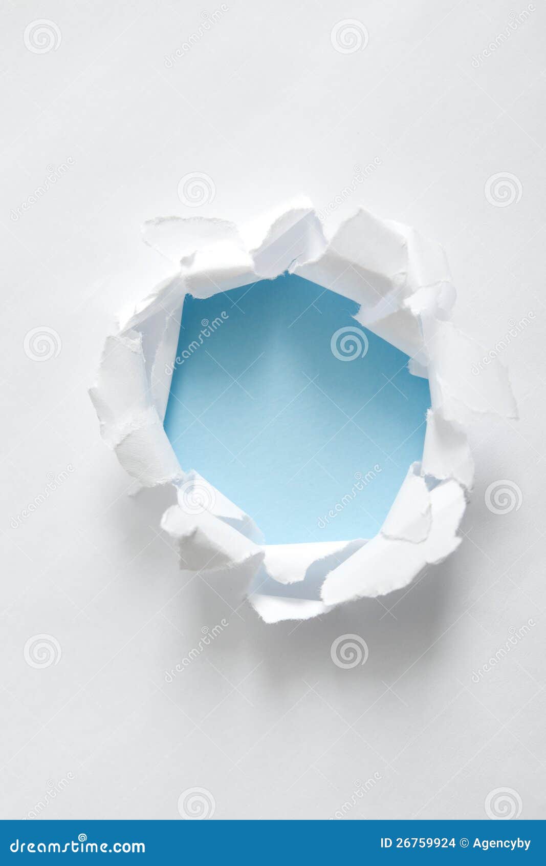 Círculo De Papel Rasgado En Azul Foto de archivo - Imagen de forma ...