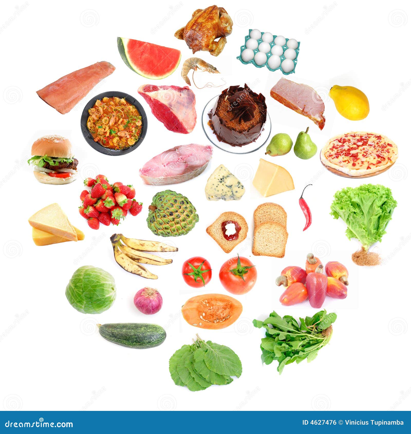 Círculo del alimento foto de archivo. Imagen de queso - 4627476