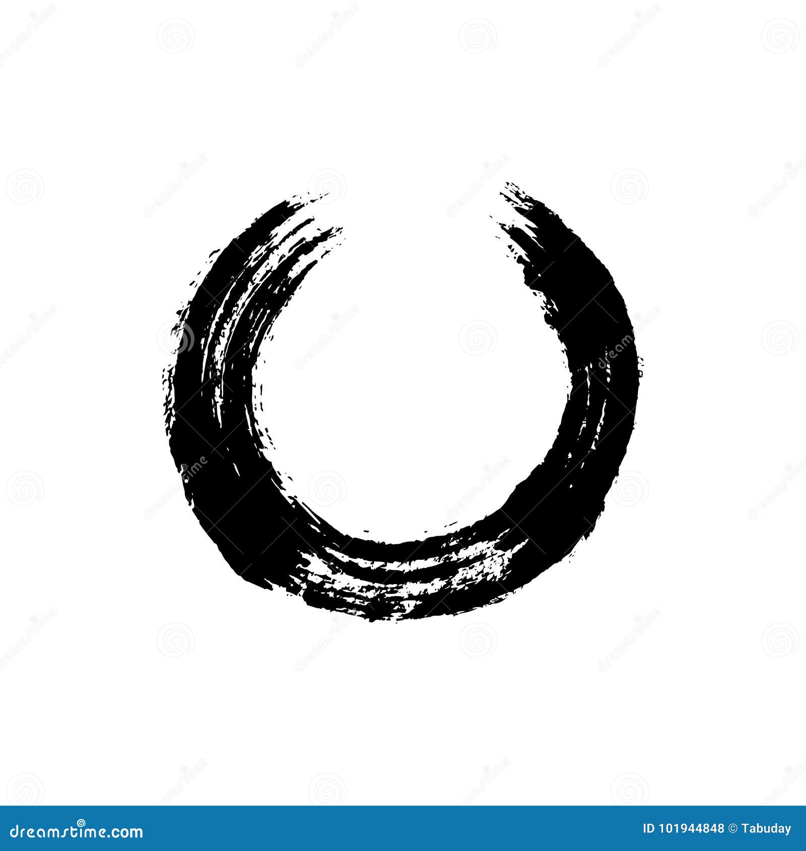 Círculo Del Este Del Enso Del Símbolo Ilustración del Vector ...