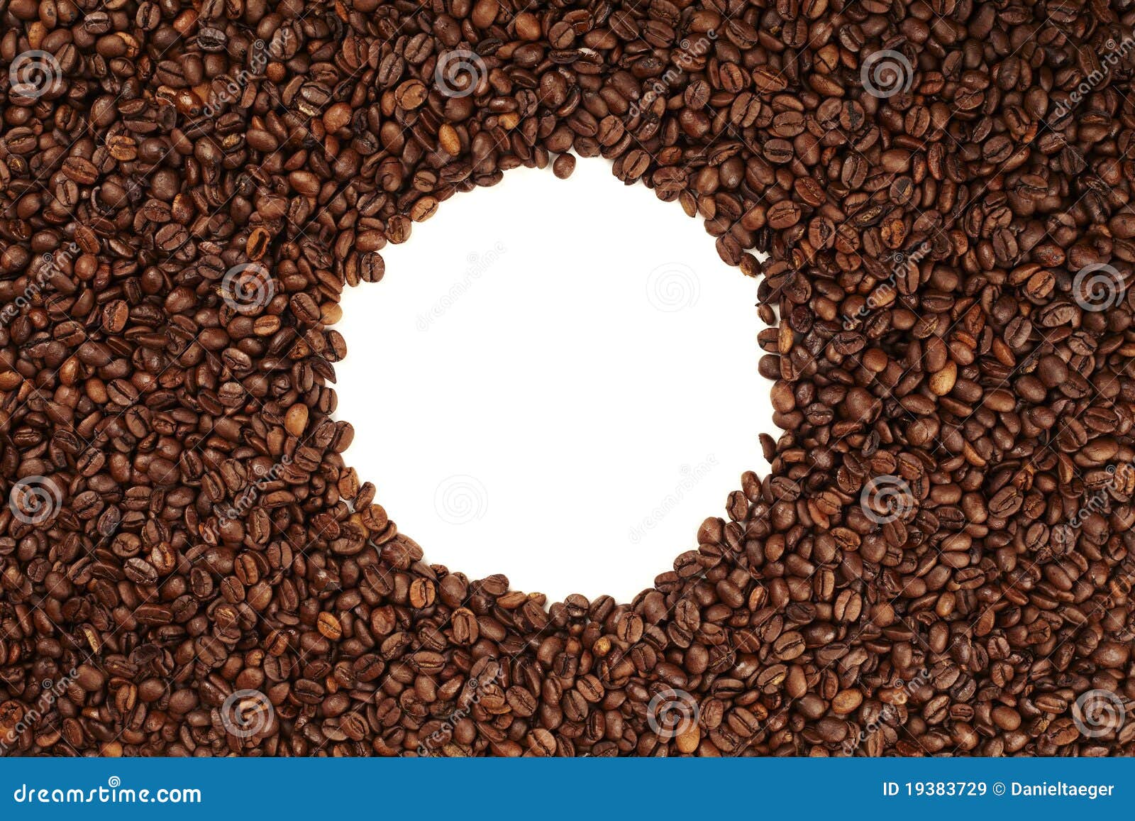 Círculo del grano de café imagen de archivo. Imagen de café - 19383729
