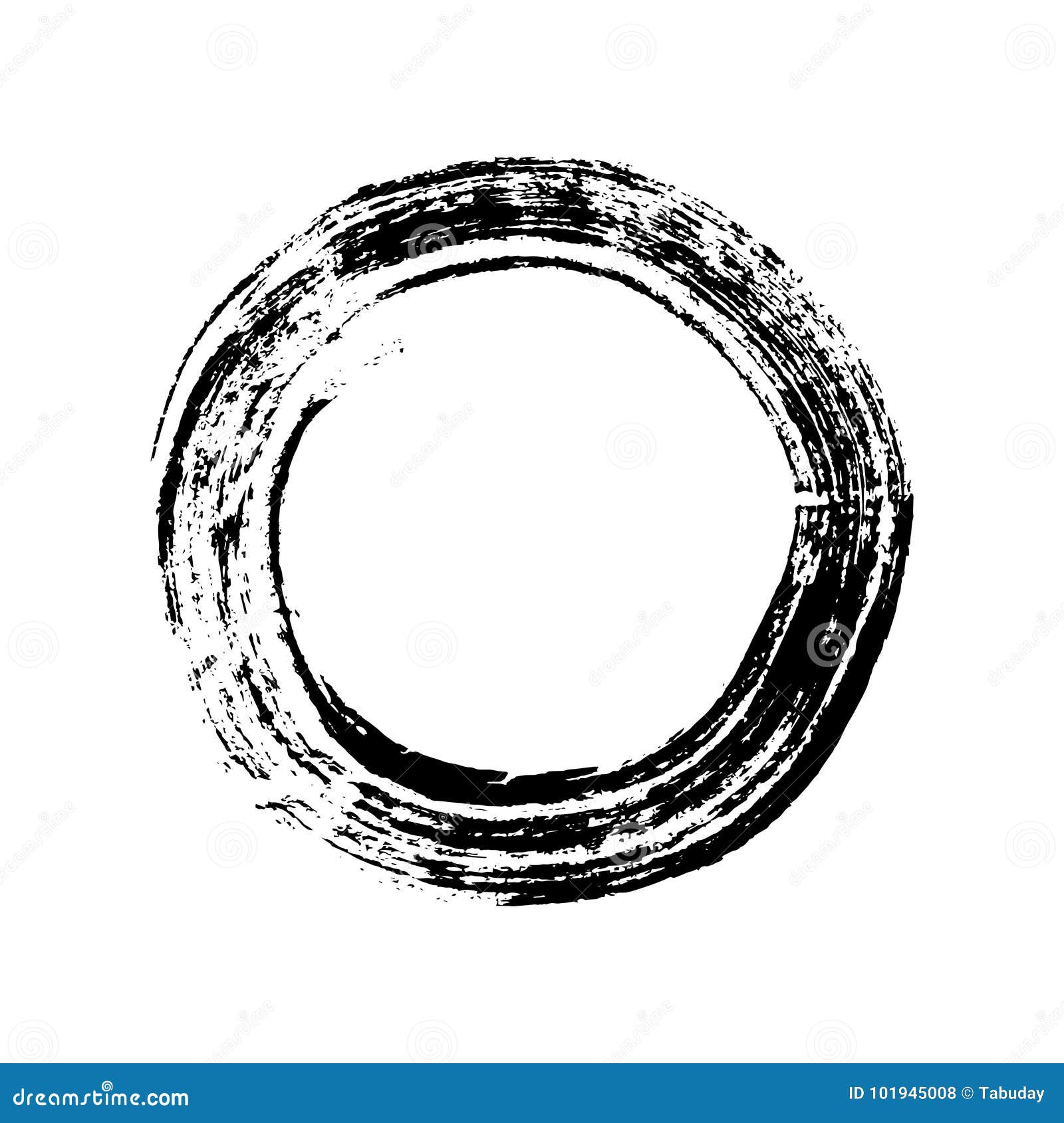 Círculo Oriental Do Enso Do Símbolo Ilustração do Vetor - Ilustração de ...