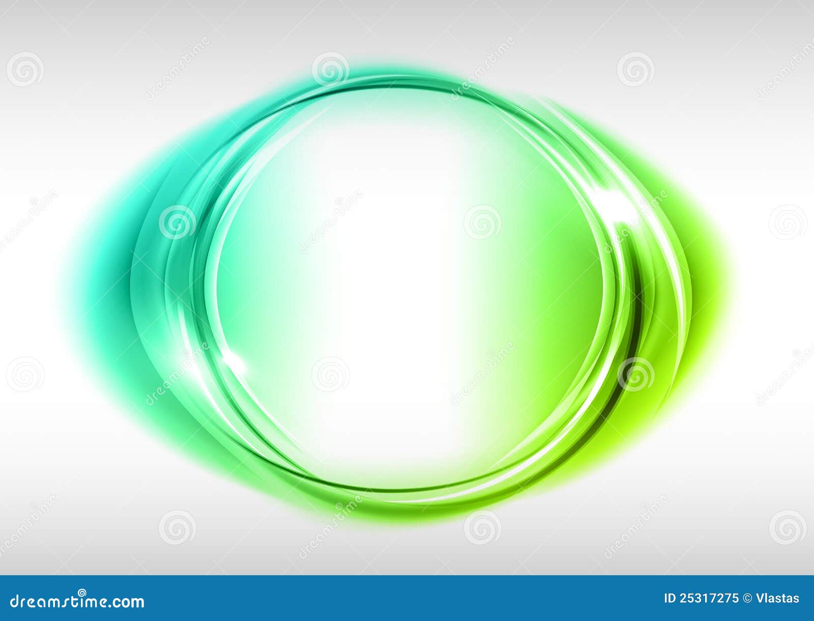 Círculo verde ilustración del vector. Ilustración de colorido - 25317275