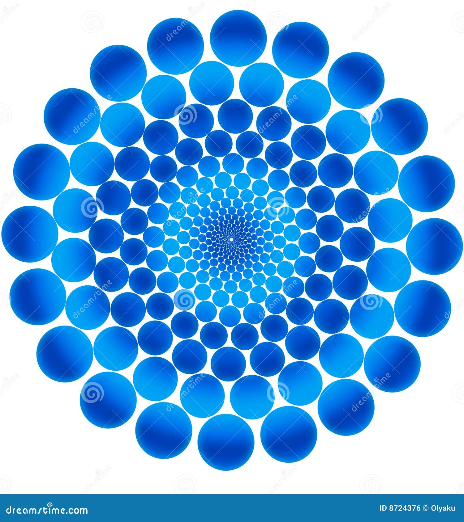 Círculos azules. stock de ilustración. Ilustración de textura - 8724376