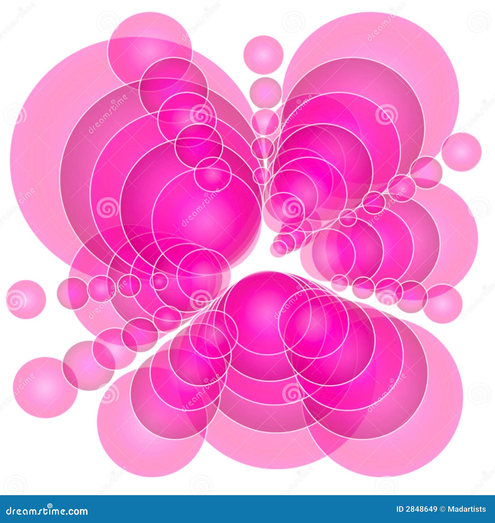 Círculos Opacos Cor-de-rosa Abstratos Ilustração Stock - Ilustração de ...