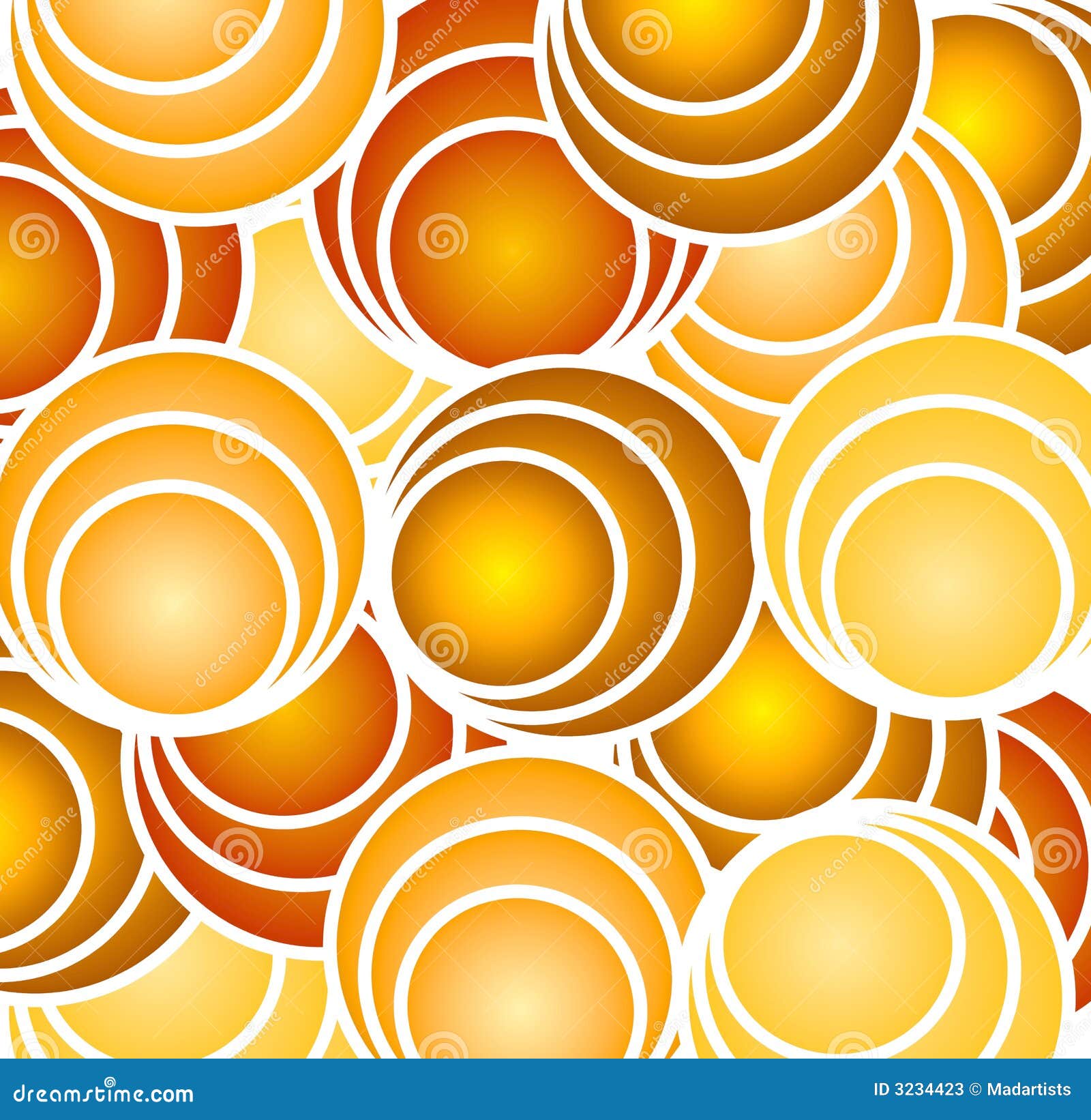 Círculos Y Aros Retros Del Oro Stock de ilustración - Ilustración de ...