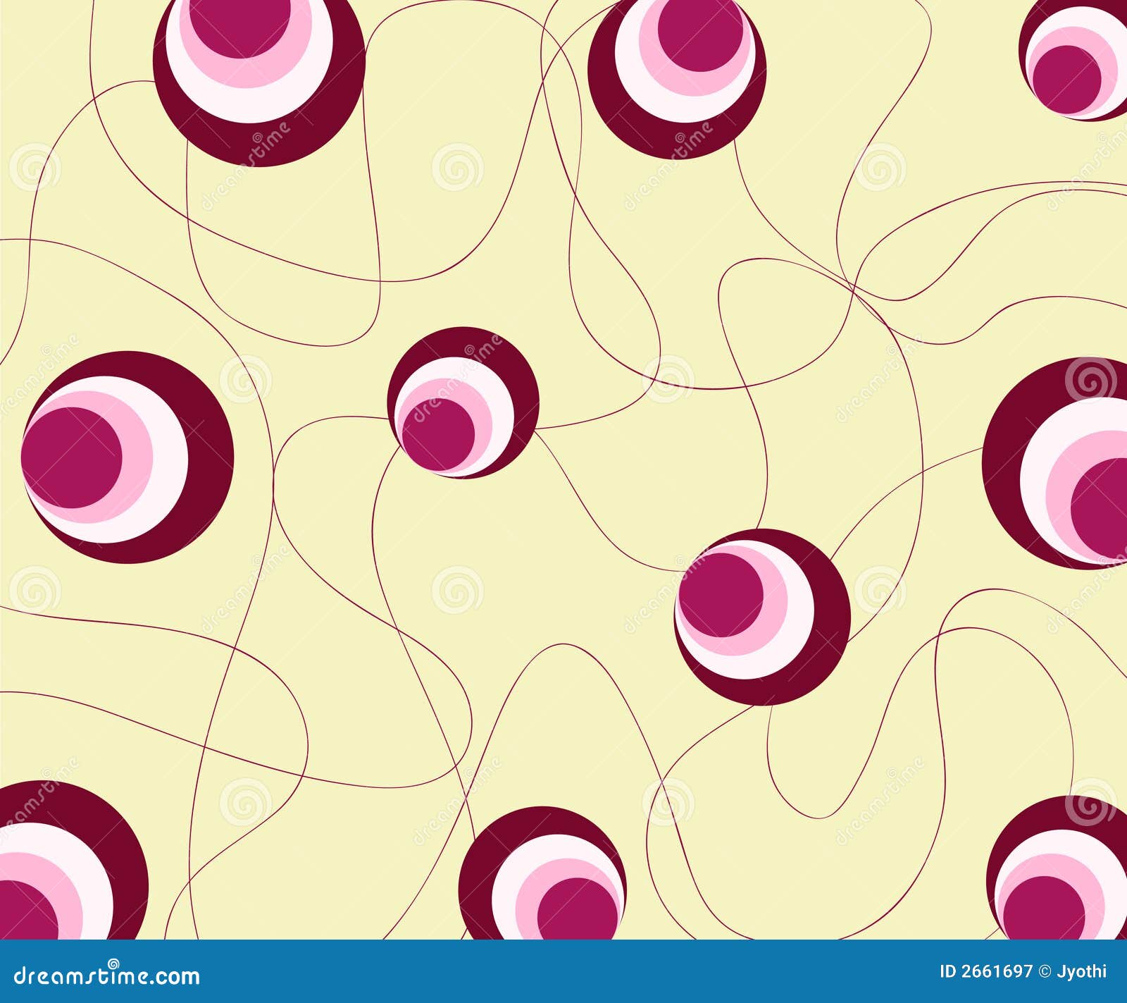 Círculos y curvas stock de ilustración. Ilustración de cobarde - 2661697