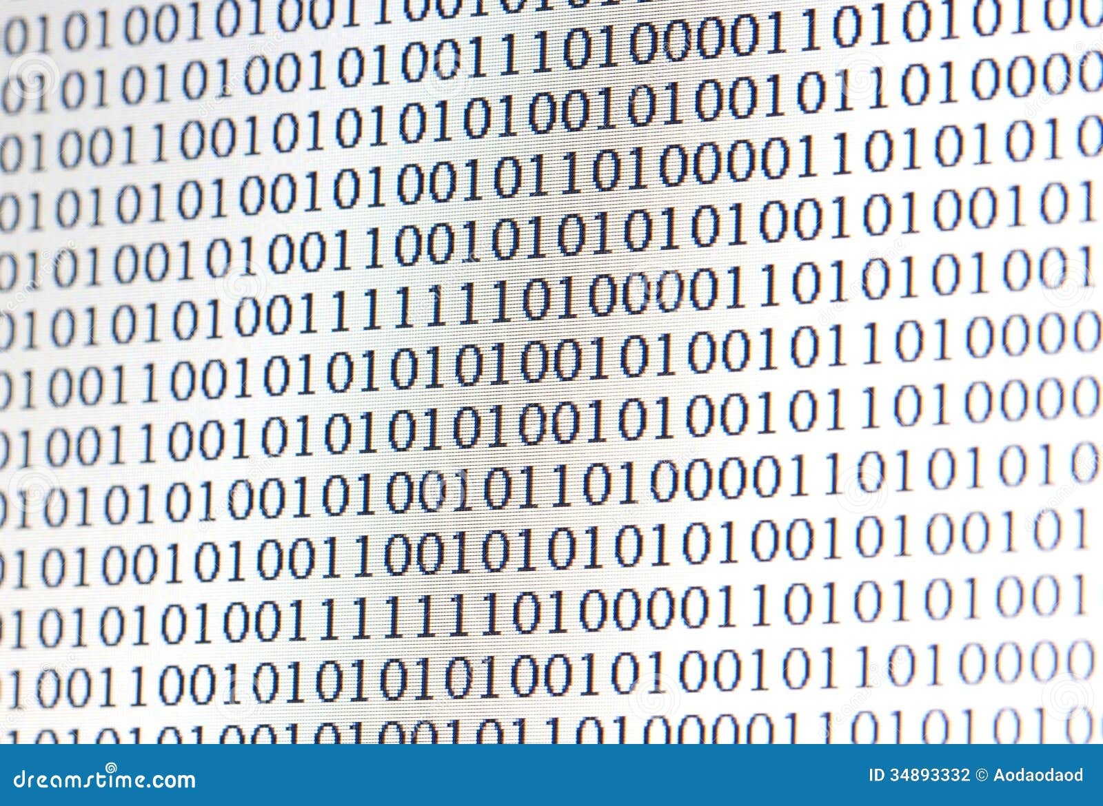 0,1, código binario foto de archivo. Imagen de conceptual - 34893332