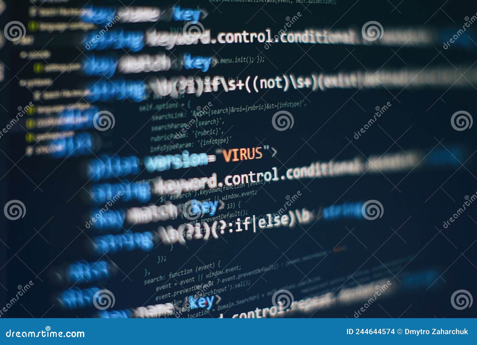 Código De Programación De Programadores De Software. Código De Script ...