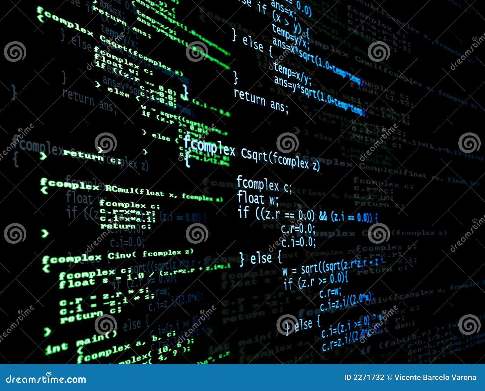 Código Del Programa De Digitaces Stock de ilustración - Ilustración de ...