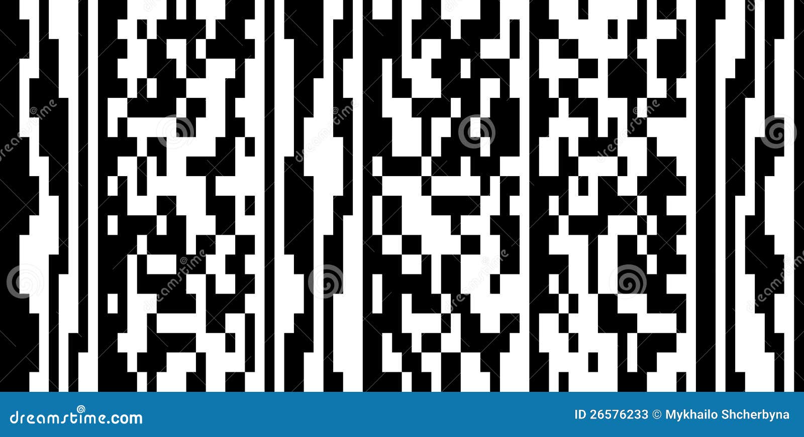 Código MicroPDF417. stock de ilustración. Ilustración de barra - 26576233