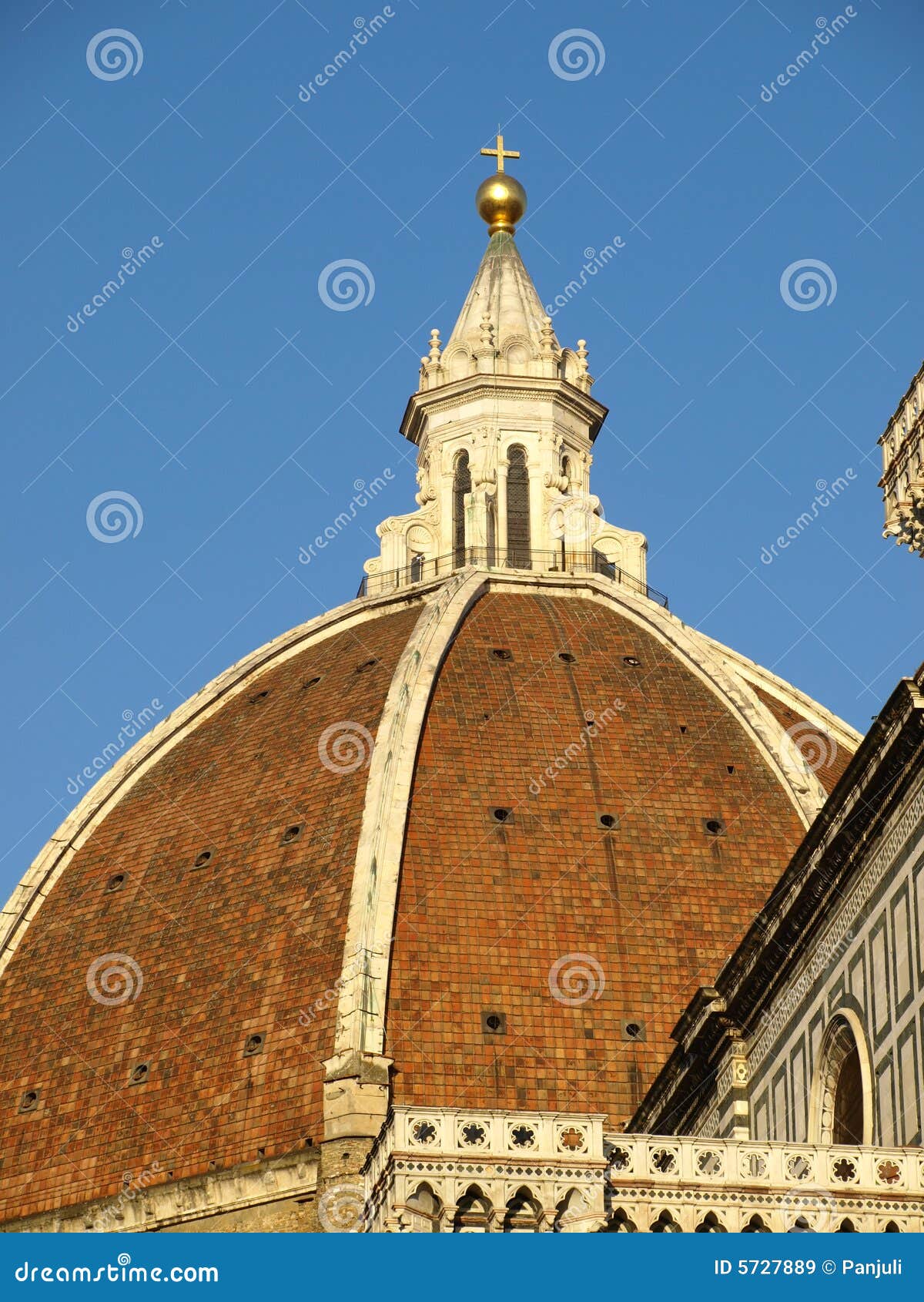 Cúpula de Brunelleschi imagen de archivo. Imagen de fachada - 5727889