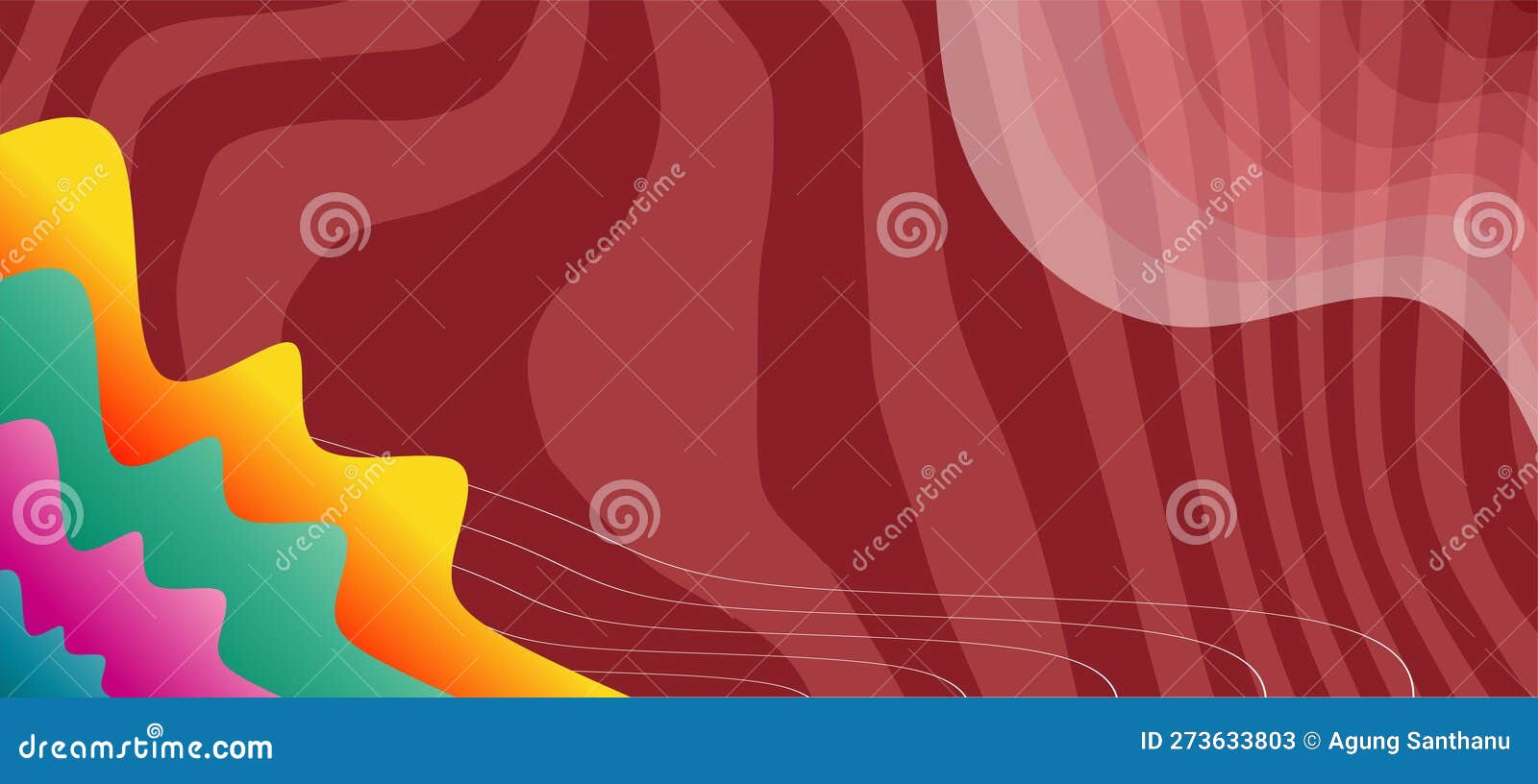 Mosaic of Curves and Wavy Lines Texture Background. Abstract Background ...