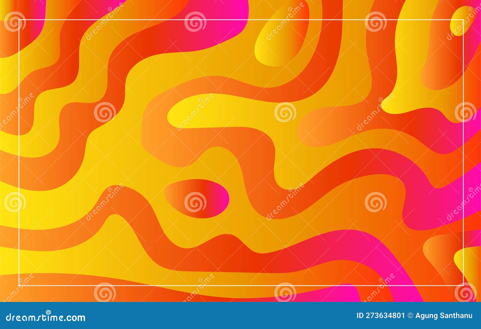 Abstract Background with Gradient Colored Curvy Blob Shapes. Stock ...