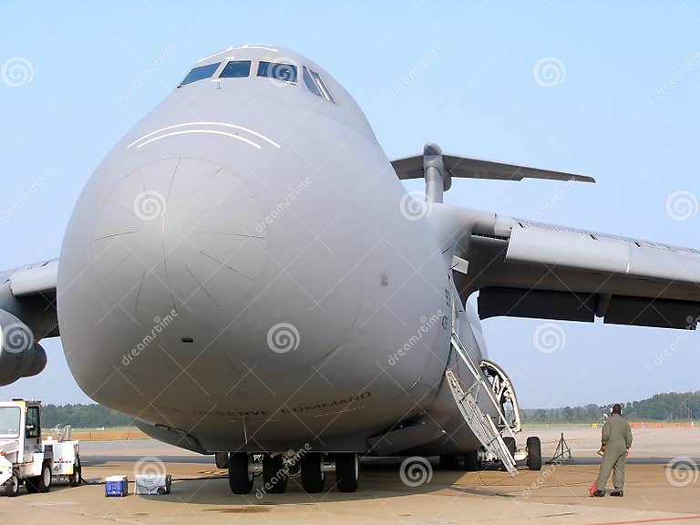 C-5 Galaxy stock image. Image of demonstration, airfield - 261843