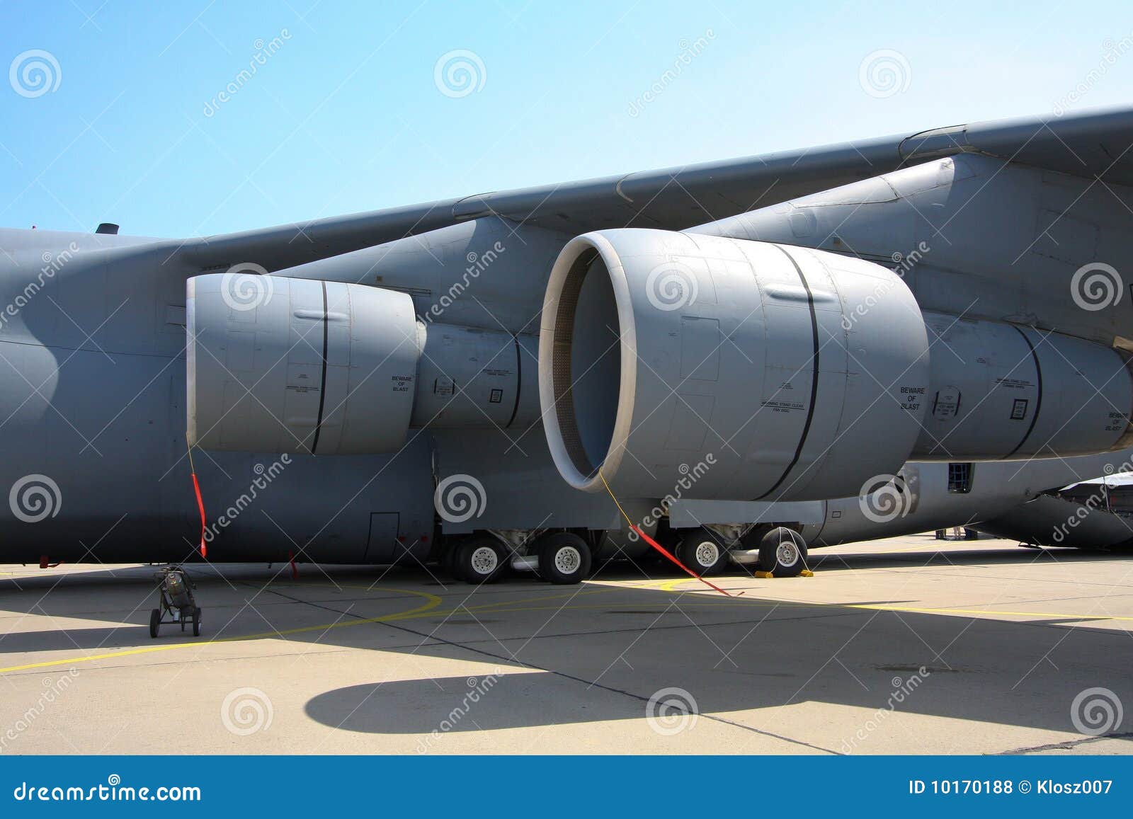 C-5A Galaxy Engine Nacelles Stock Photo - Image of motor, aircraft ...