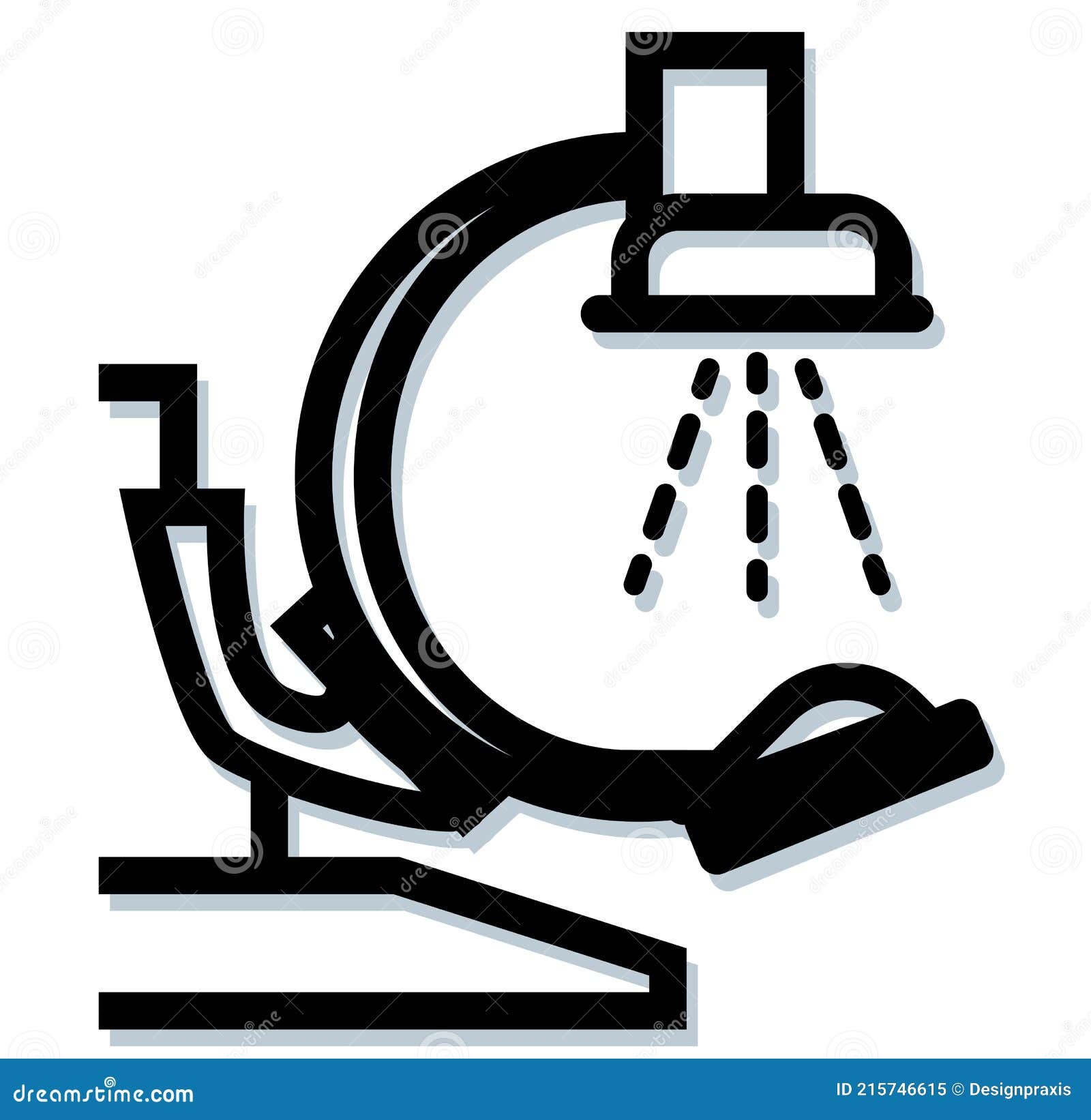 Medical MRI Scanner Diagnostic. Vector Icons | CartoonDealer.com #70491862