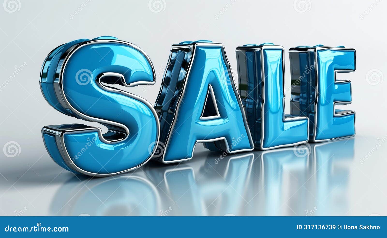 3c Blue Word Sale on White Background Stock Illustration - Illustration ...