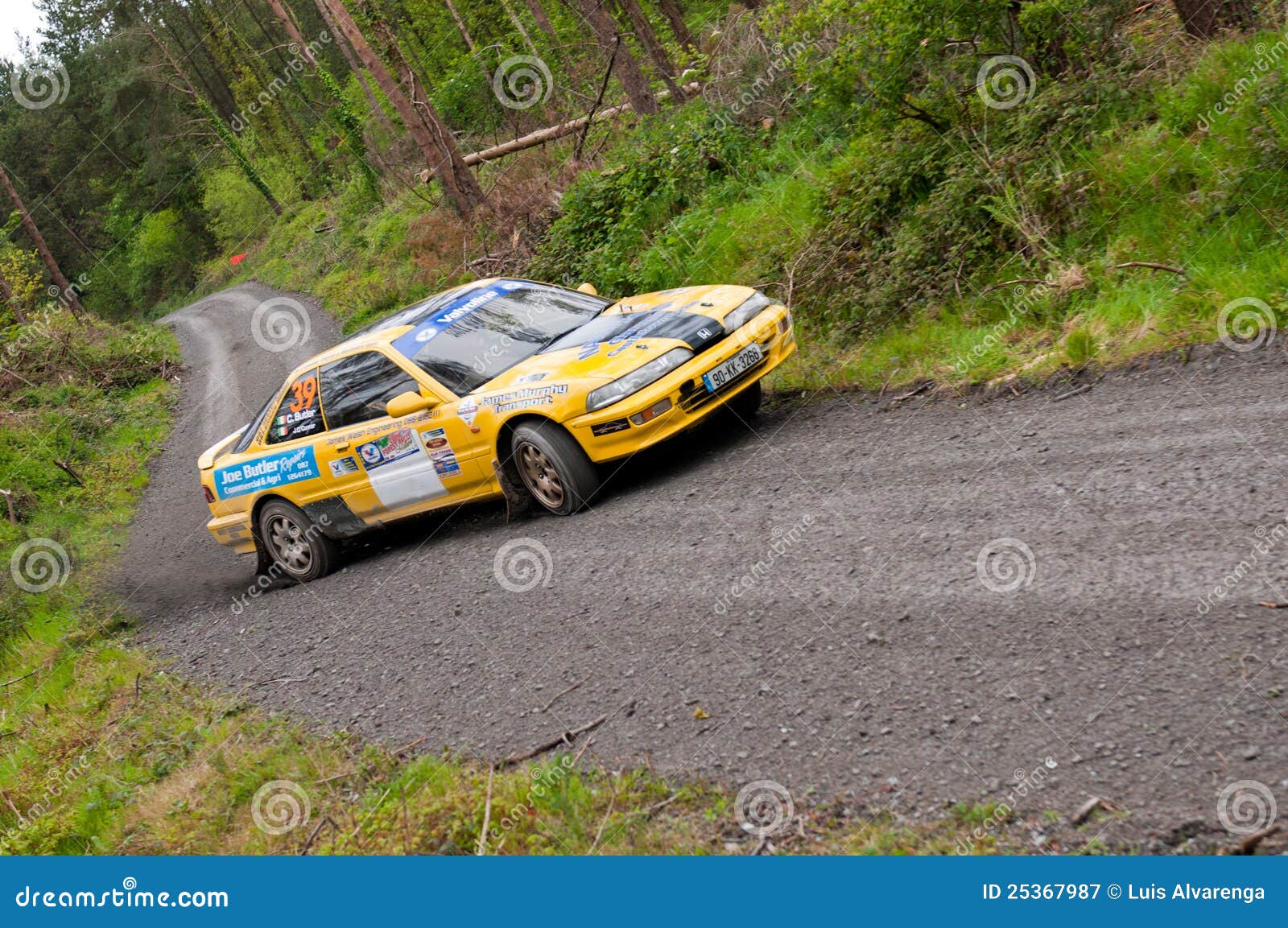 C. Butler Driving Honda Integra Editorial Photography - Image of race ...