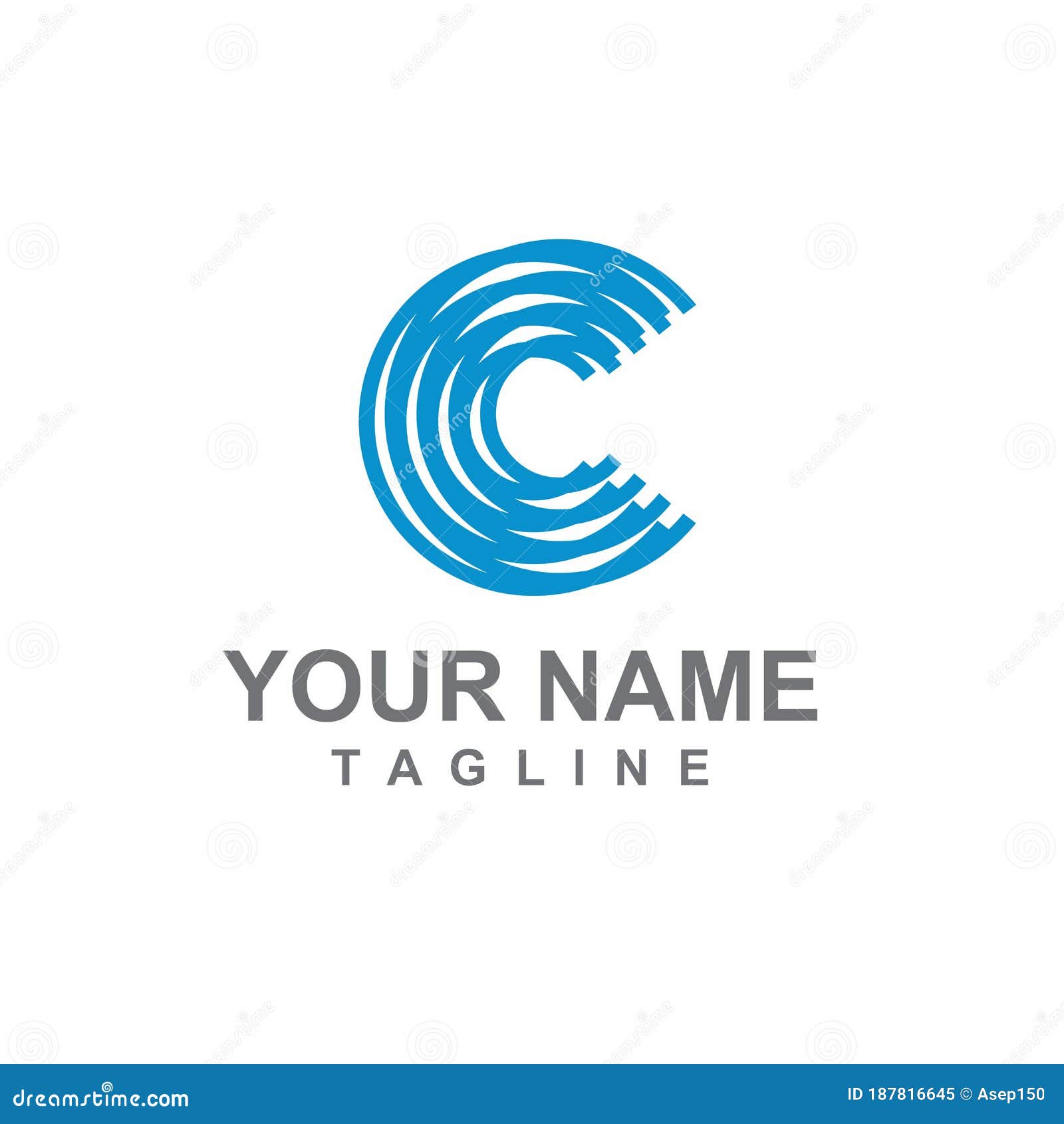 Initials C, Cc, Ccc Geometric Network Line And Digital Data Logo Vector ...