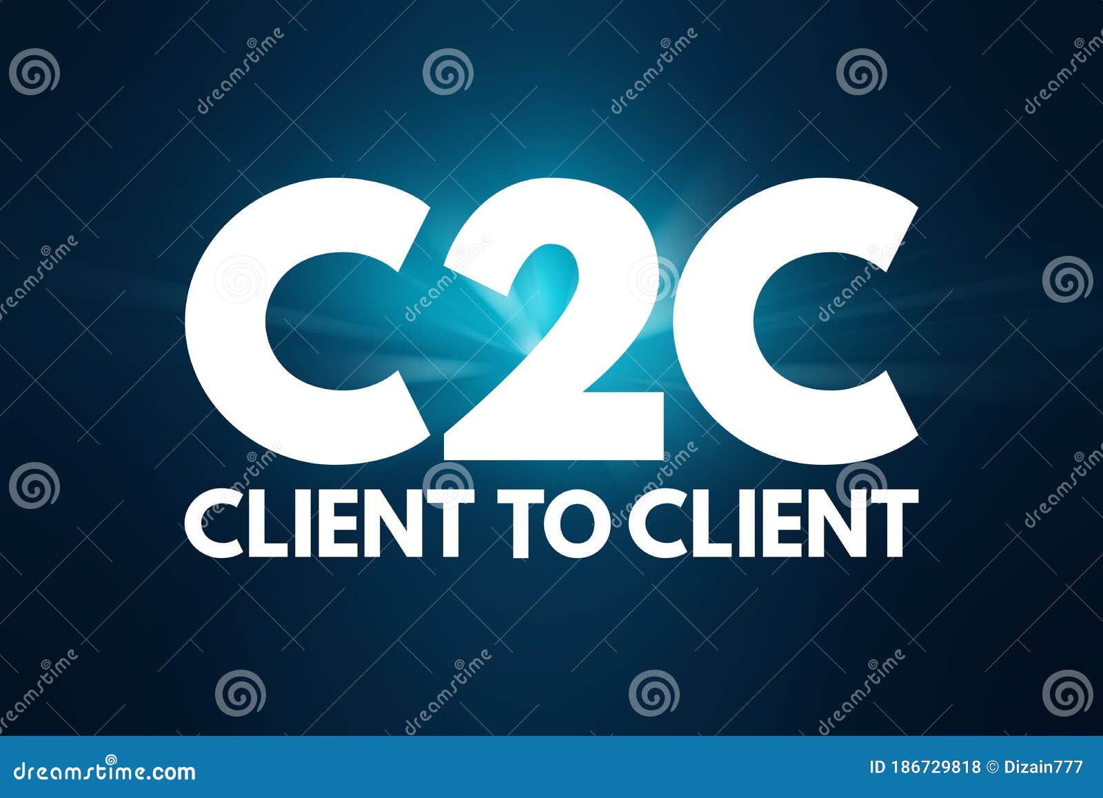 C2C - Client To Client Acronym, Business Concept Background Stock ...