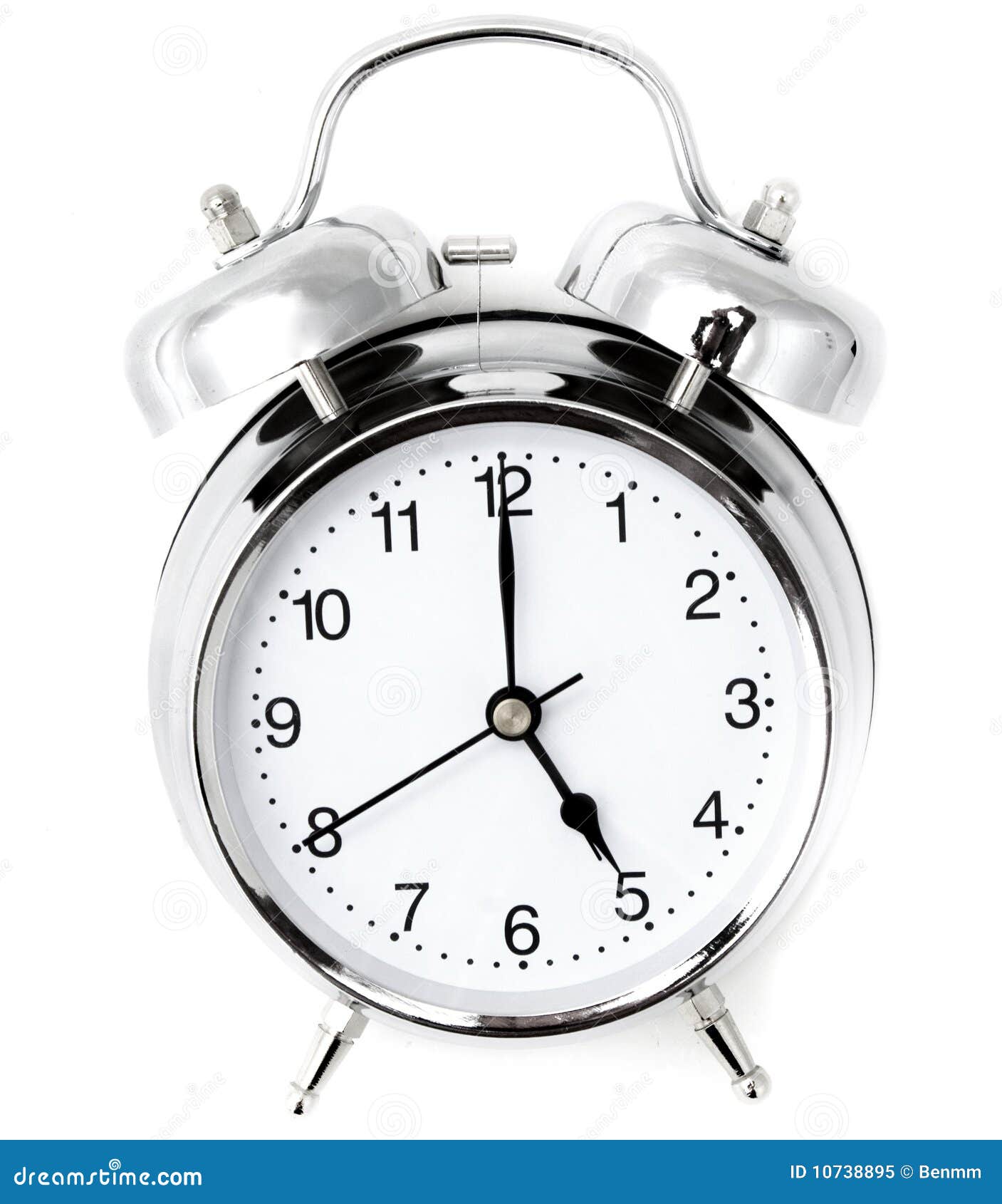 C'est 5 Heures Quelque Part Image stock - Image du chrome, métal: 10738895