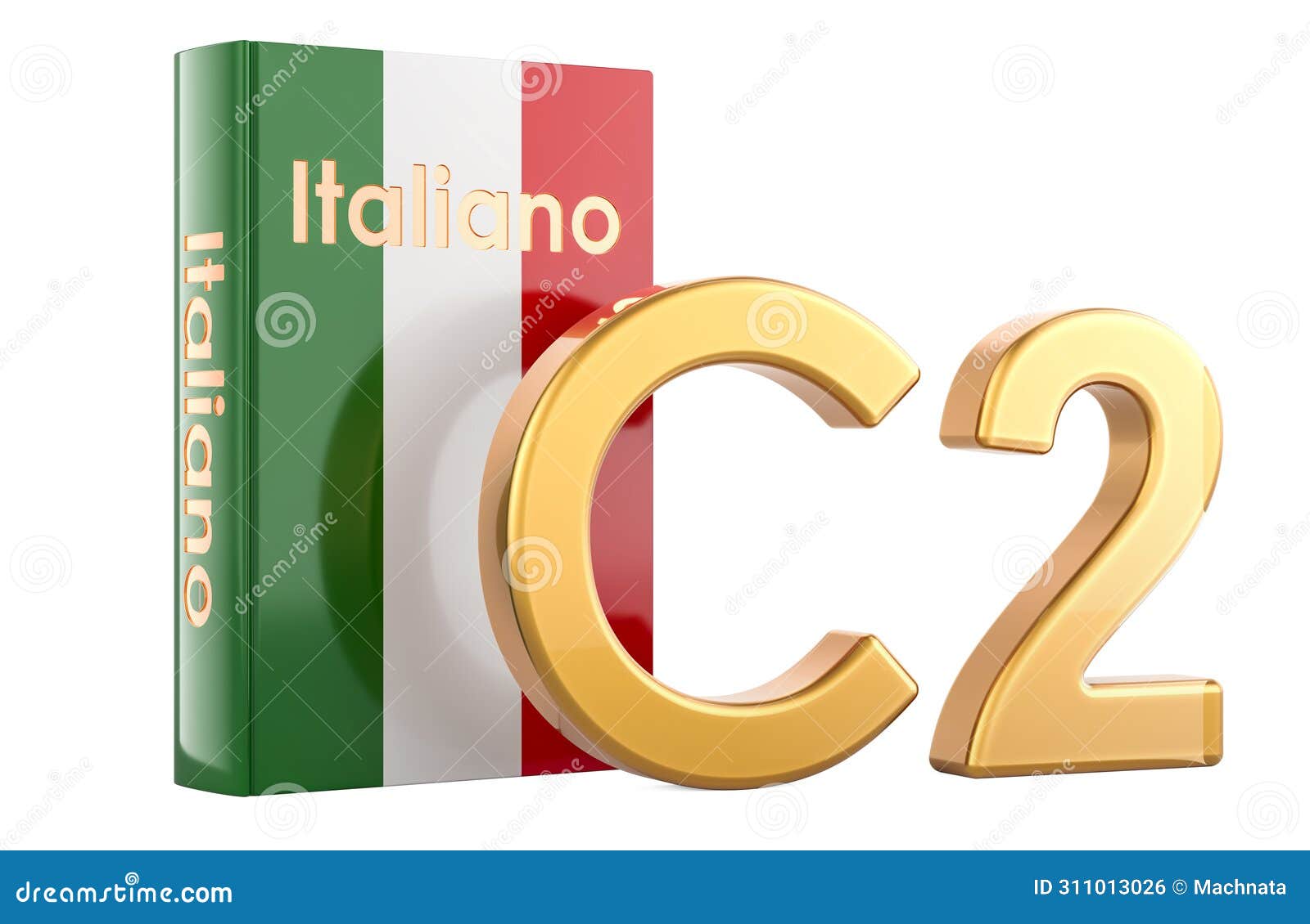 C2 Italian Level, Concept. C2 Proficiency Stock Illustration ...