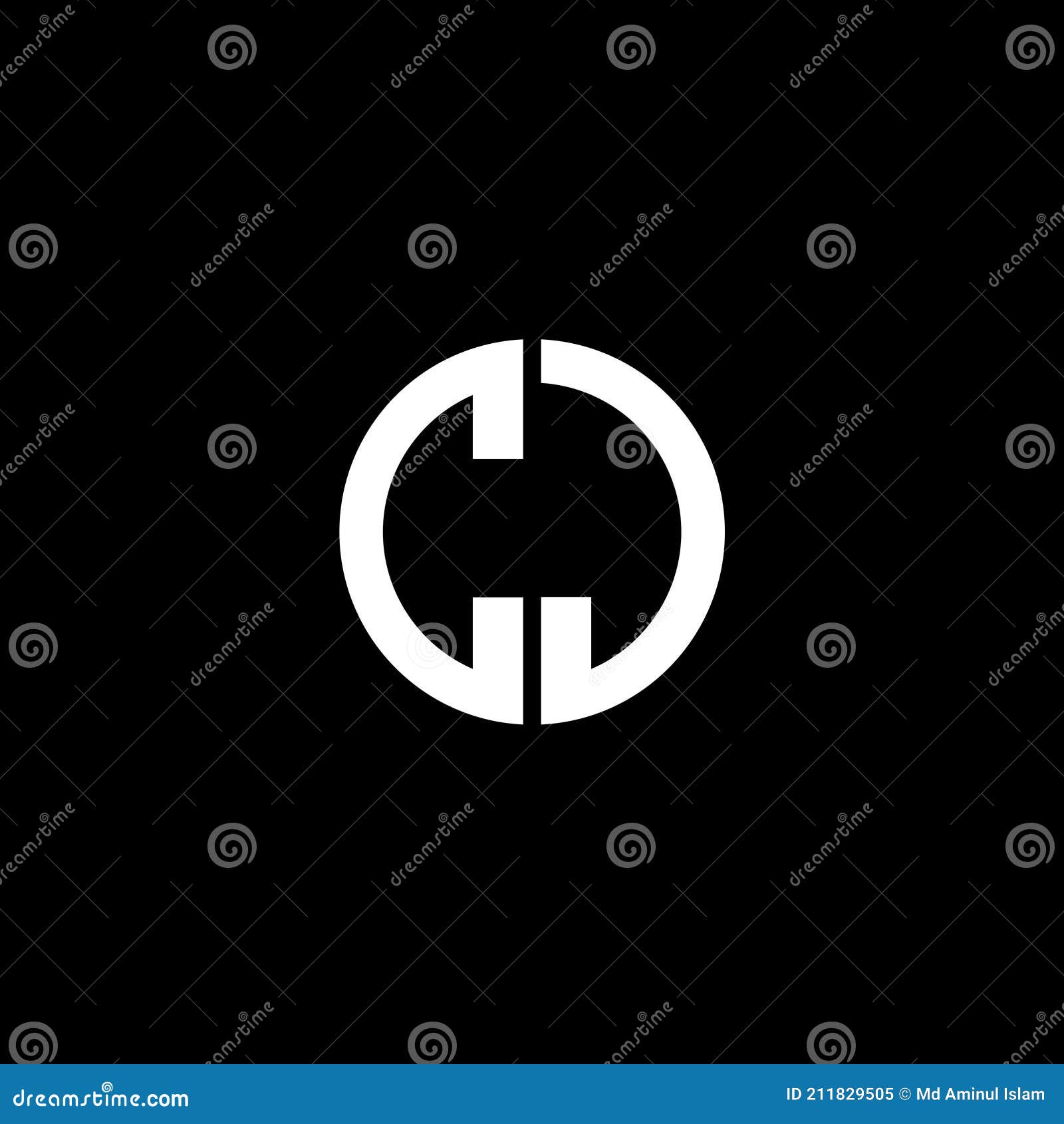 C J Letter Logo Abstract Design. Cj Stock Vector - Illustration of text ...