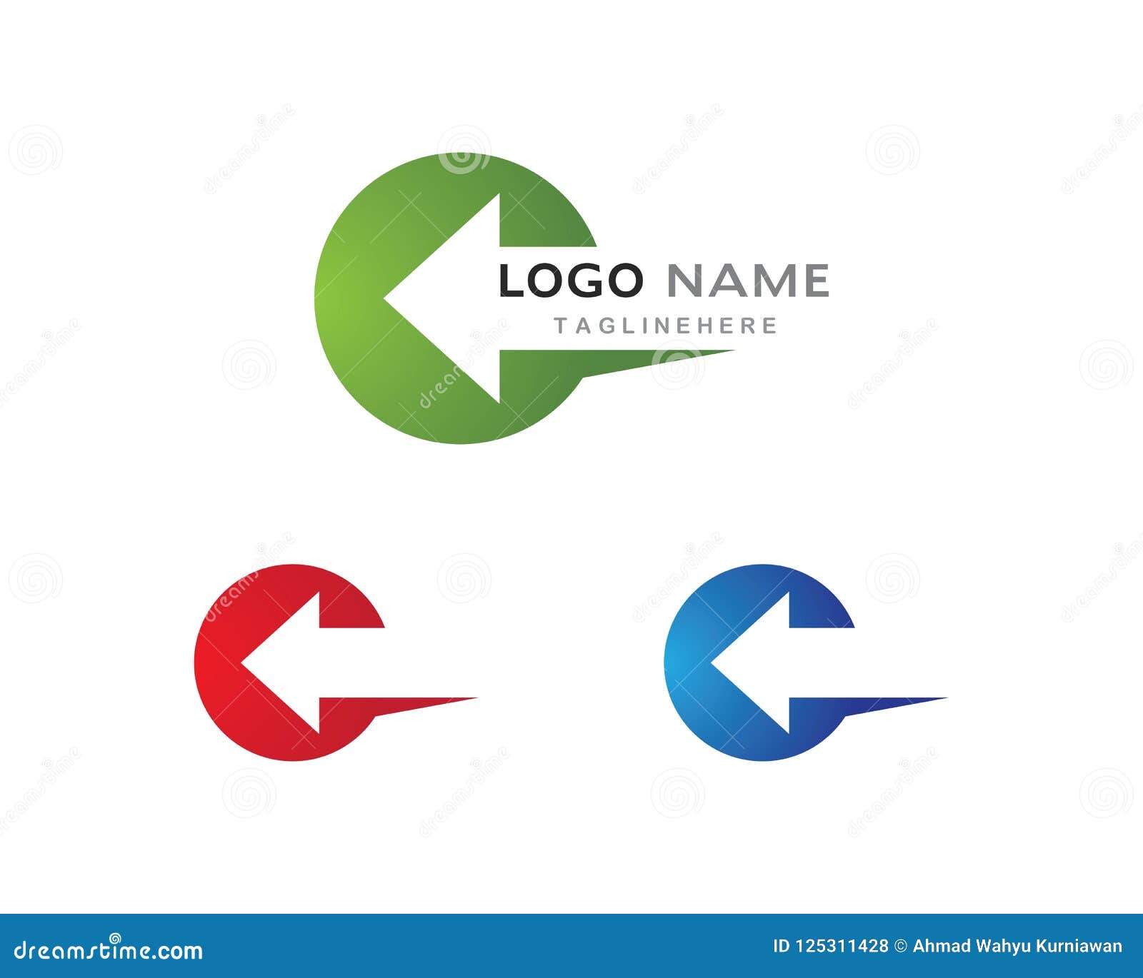 C letter Arrow vector stock vector. Illustration of creative - 125311428