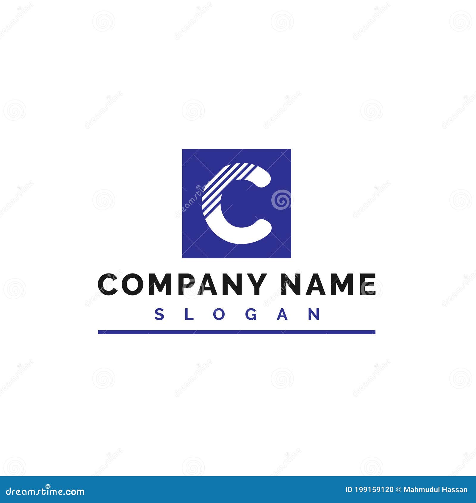 C Letter Logo Design. C Letter Logo Vector Illustration - Vector Stock ...