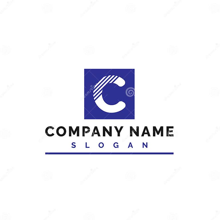 C Letter Logo Design. C Letter Logo Vector Illustration - Vector Stock ...
