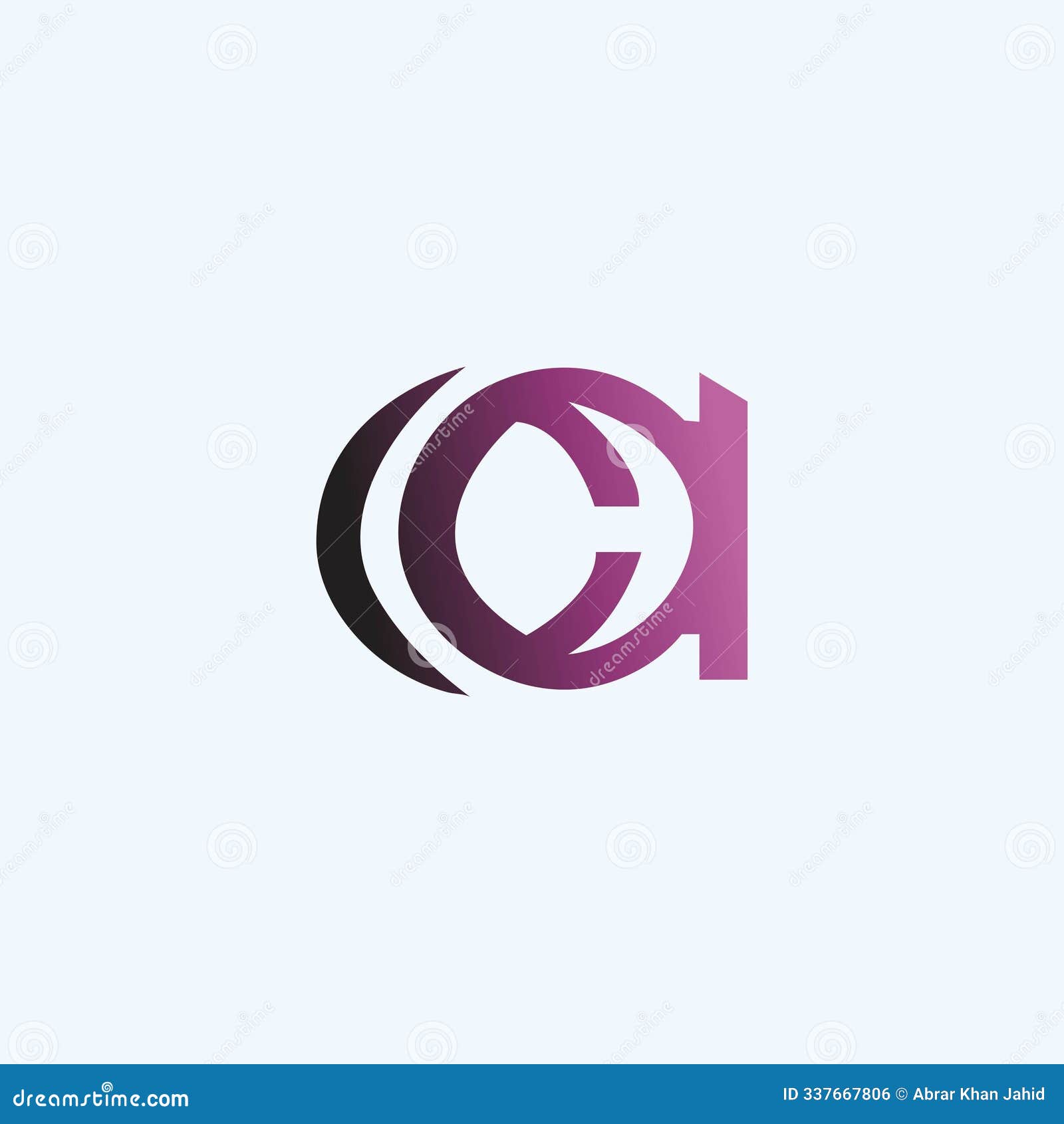 Letter Cw Symbol Geometric Square Line Design Logo Vector ...